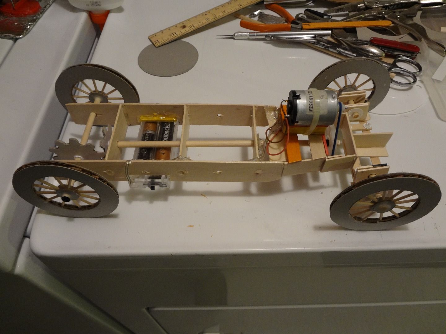 Classic Convertible Cardboard Electric Car. : 16 Steps (with Pictures ...