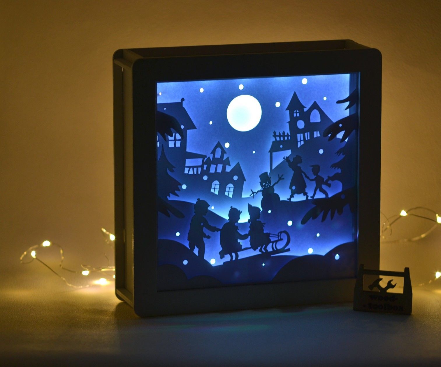 Christmas Lightbox - Files for Laser : 5 Steps - Instructables