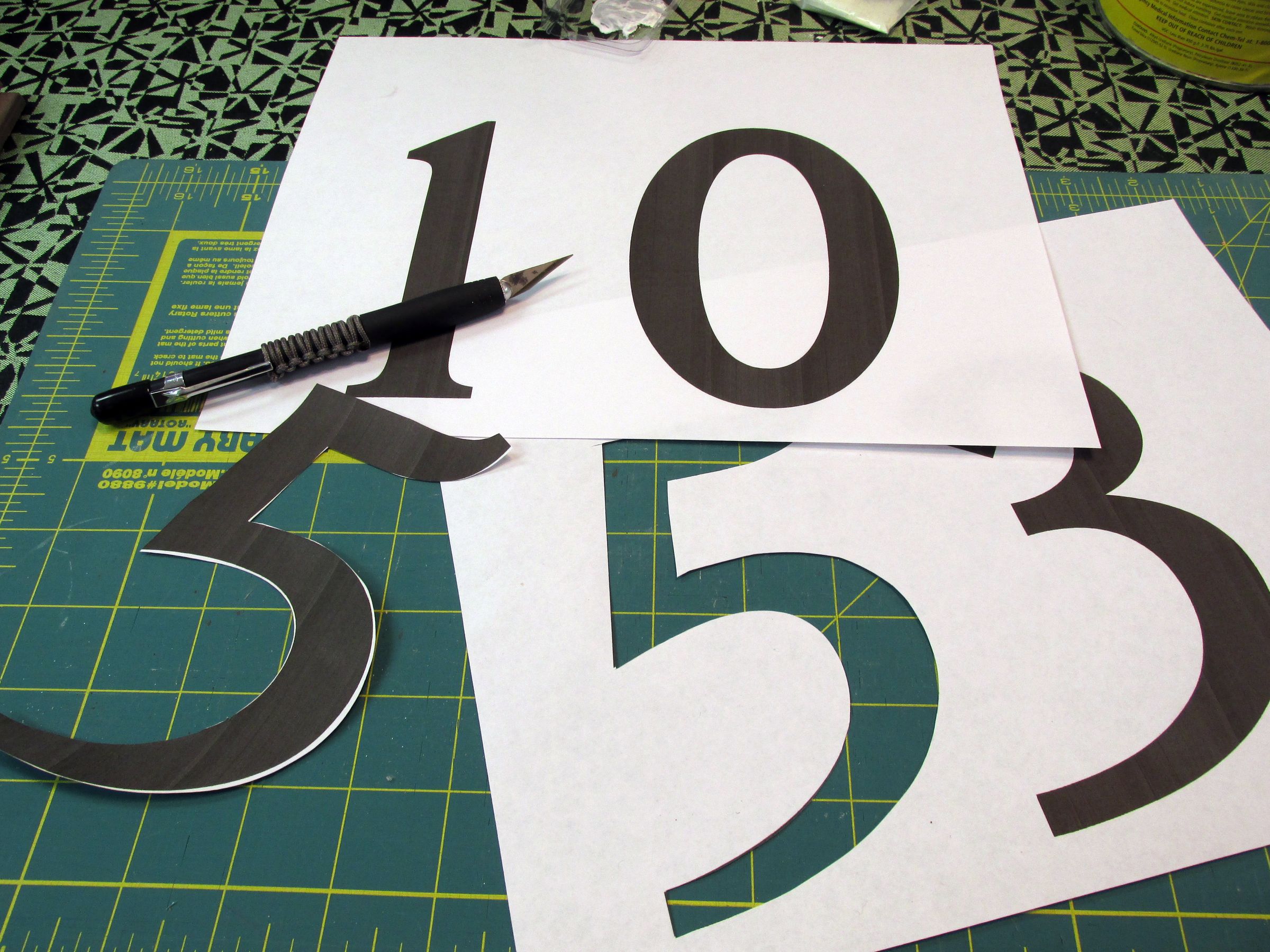 Hand Made Address Plaque With Glowing Numbers & Secret Compartment ...