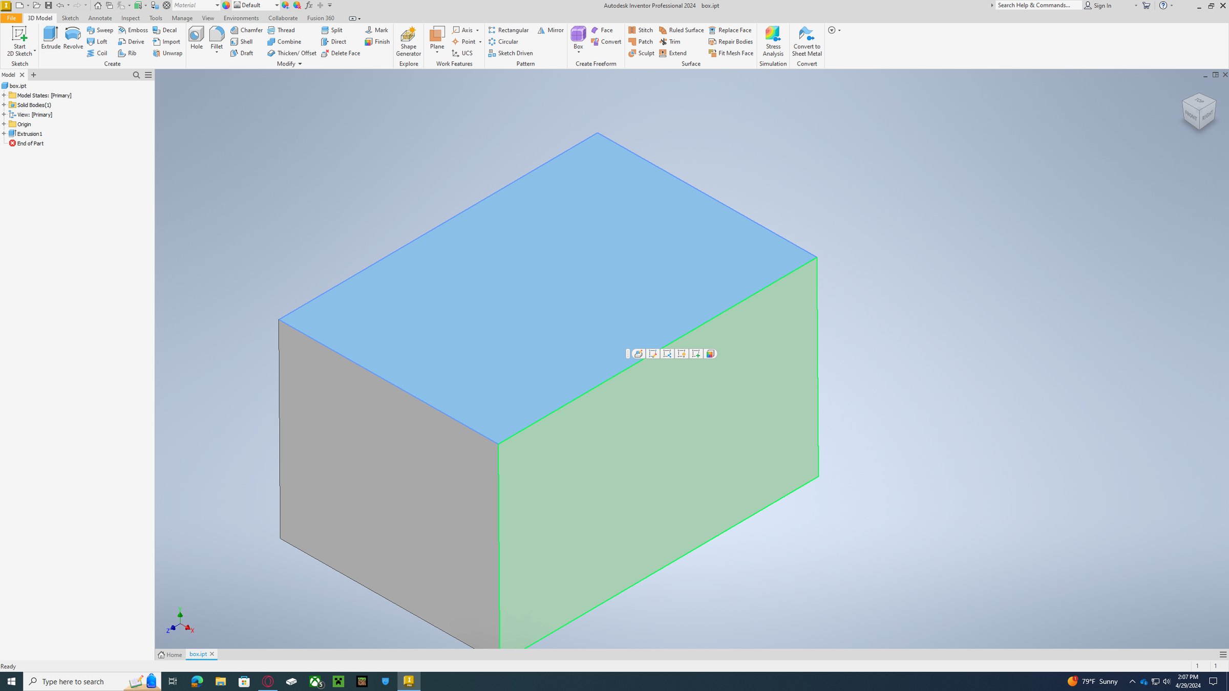 How to Resize Any Shape You Want on Auto Desk Inventor : 7 Steps ...