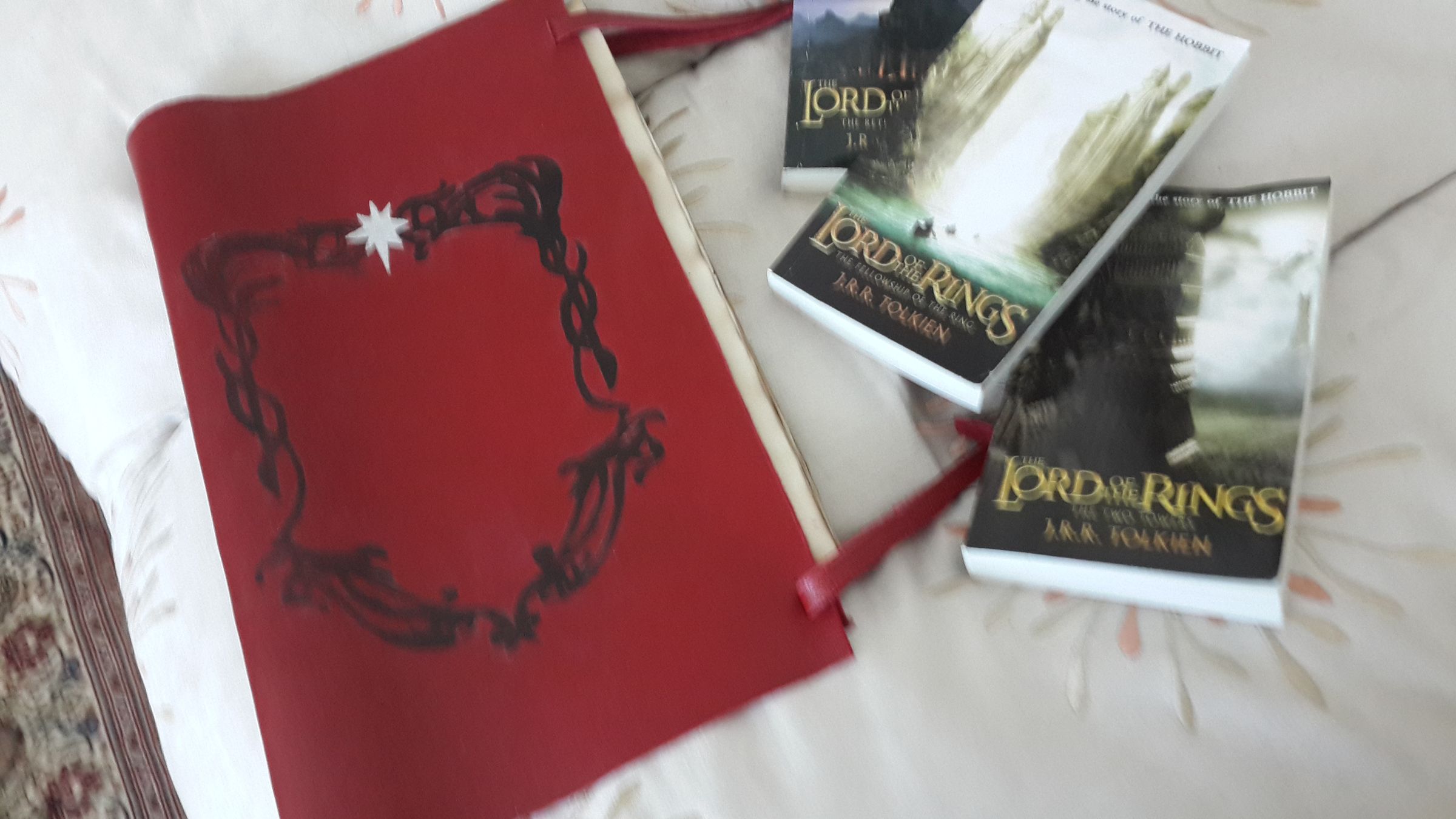 The Red Book of Westmarch the Hobbit Lord of the Rings Book Leather ...