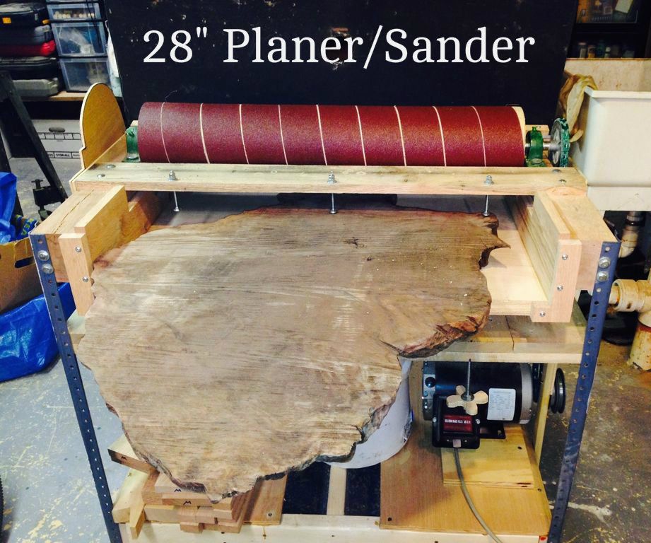 Making a 28 Inch Wide Sander/Planer : 13 Steps (with Pictures ...