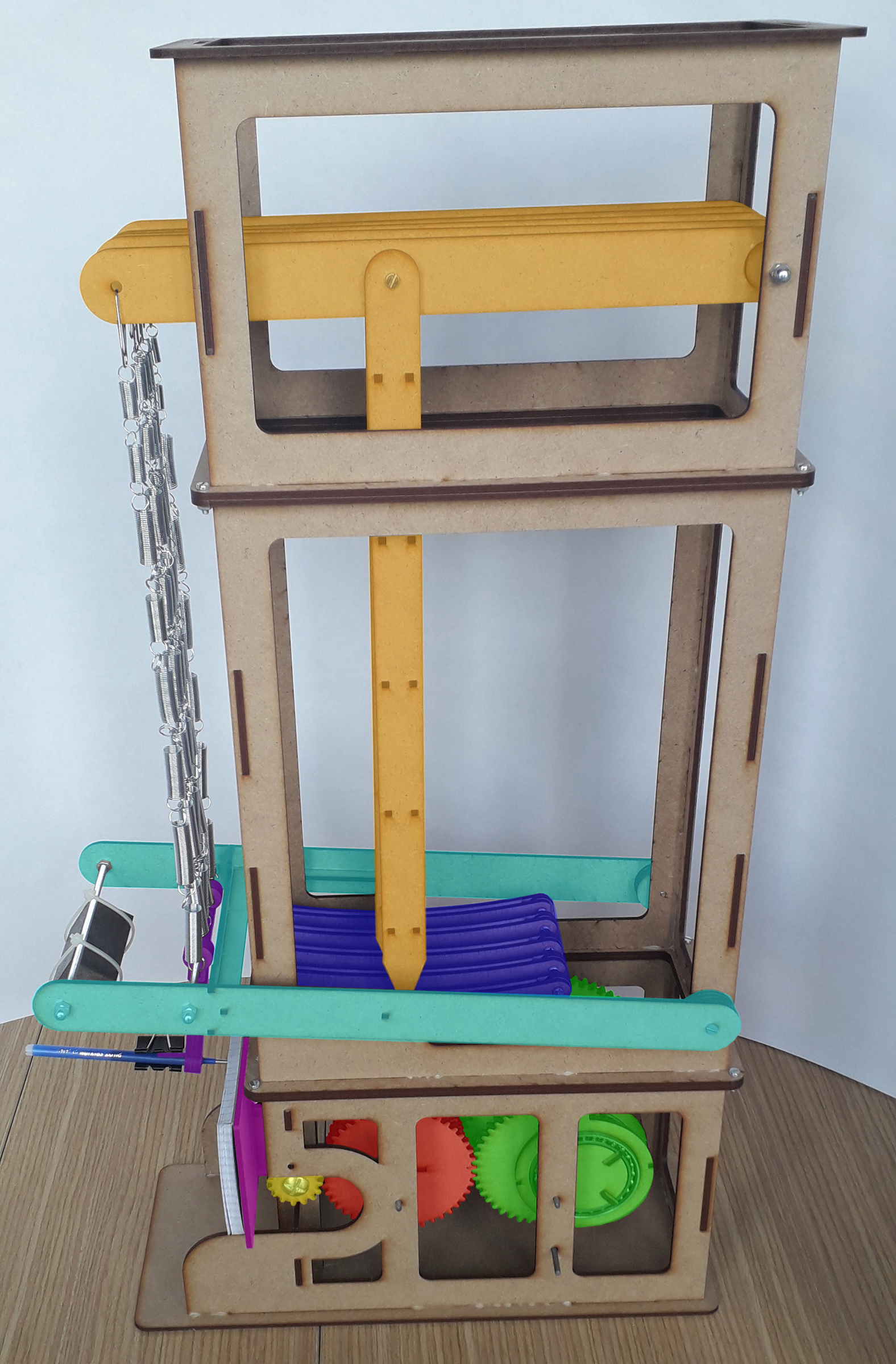 Harmonic Analyzer : Mechanical Lasercut Signal Plotter : 19 Steps (with ...