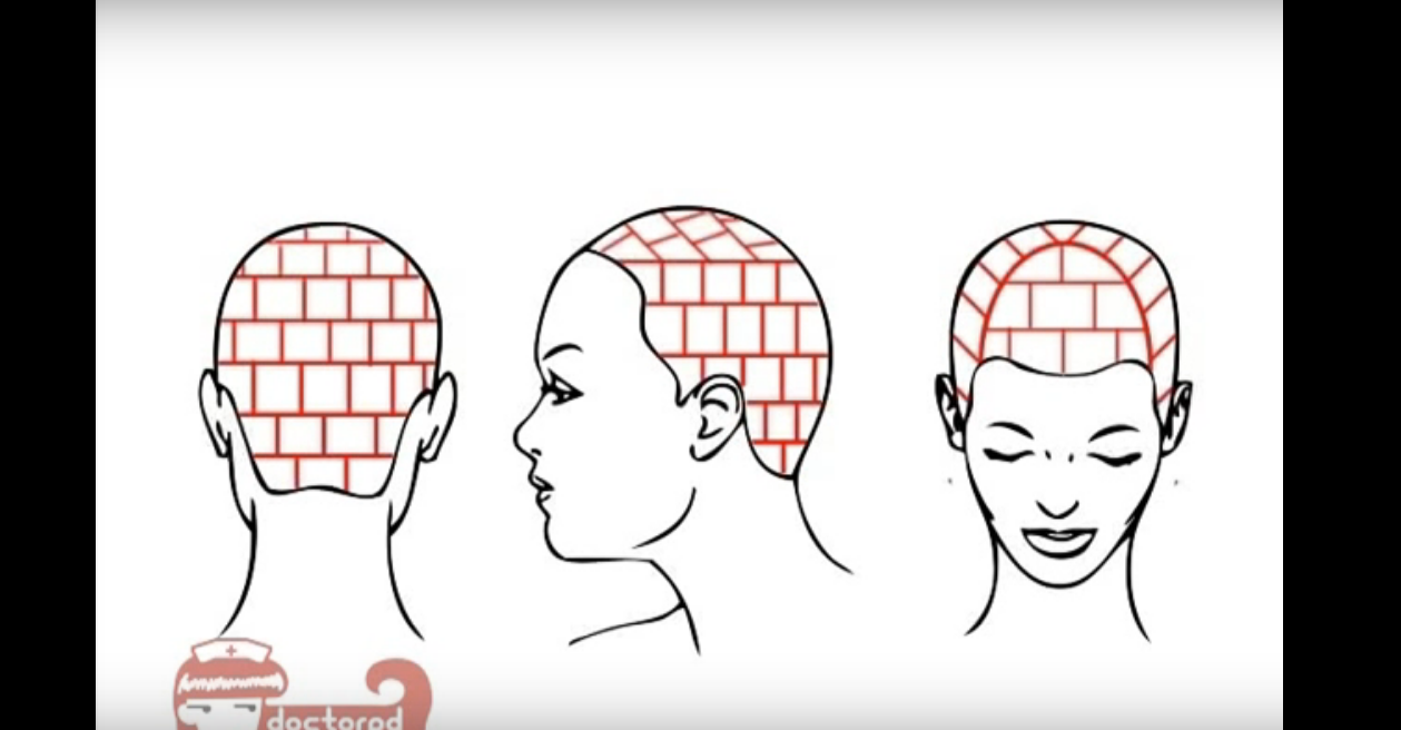 How to Section Your Hair for Braids and Dreadlocks : 3 Steps ...