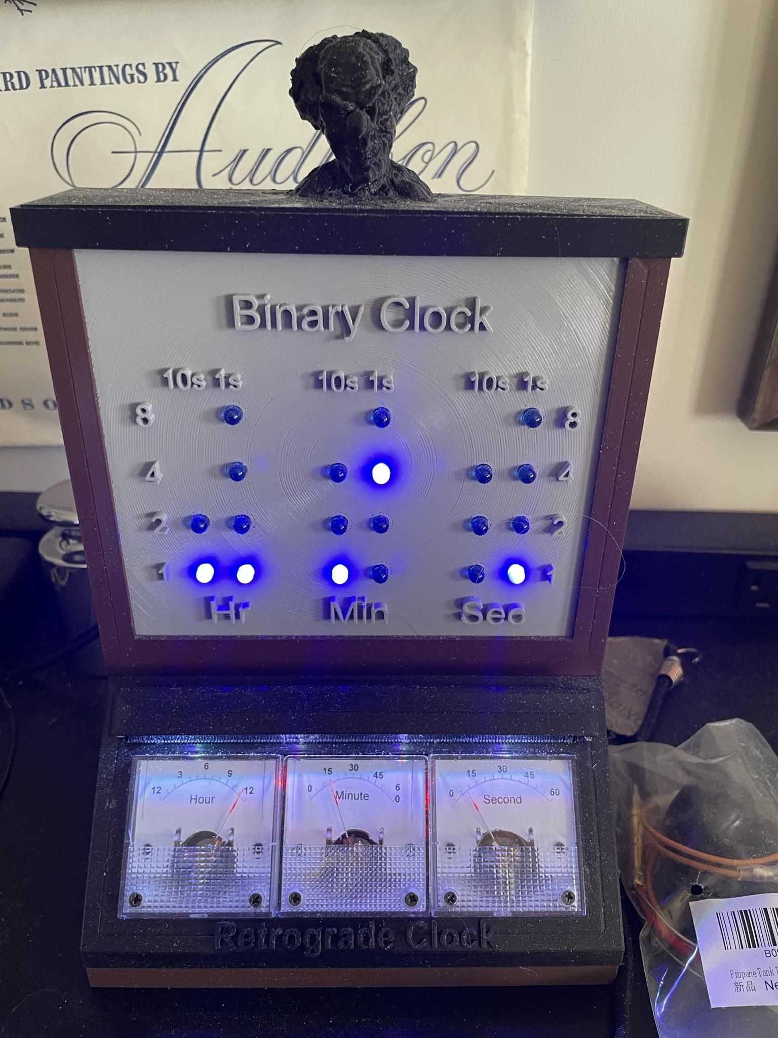 Binary-Analog Dial-Retrograde Clock or the BAD-R Clock or the Rosetta ...