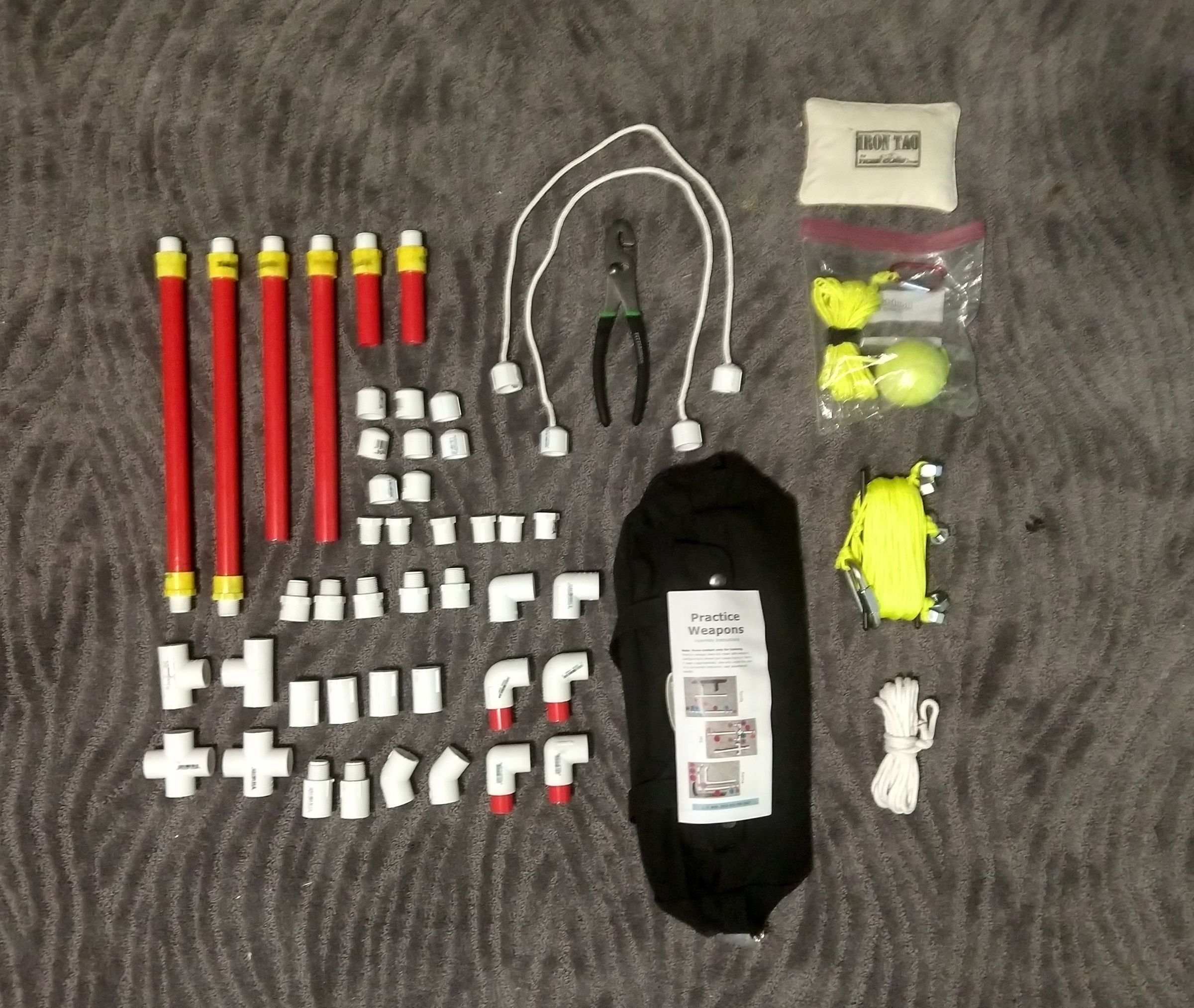 Dojo in a Bag With 30+ Training Weapons - Instructables