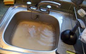 Blocked kitchen sink store