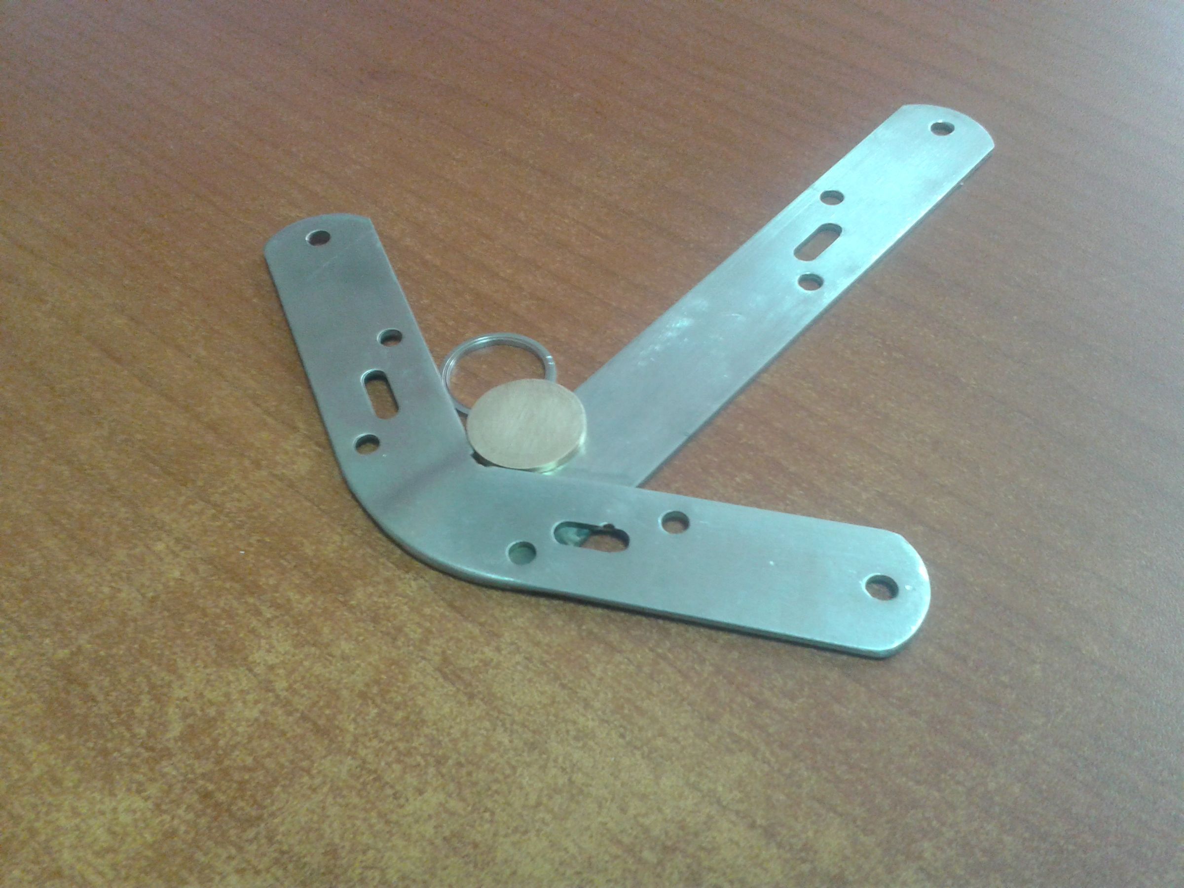 DIY Circle Center Finder Tool, Stainless Steel Made : 4 Steps (with ...