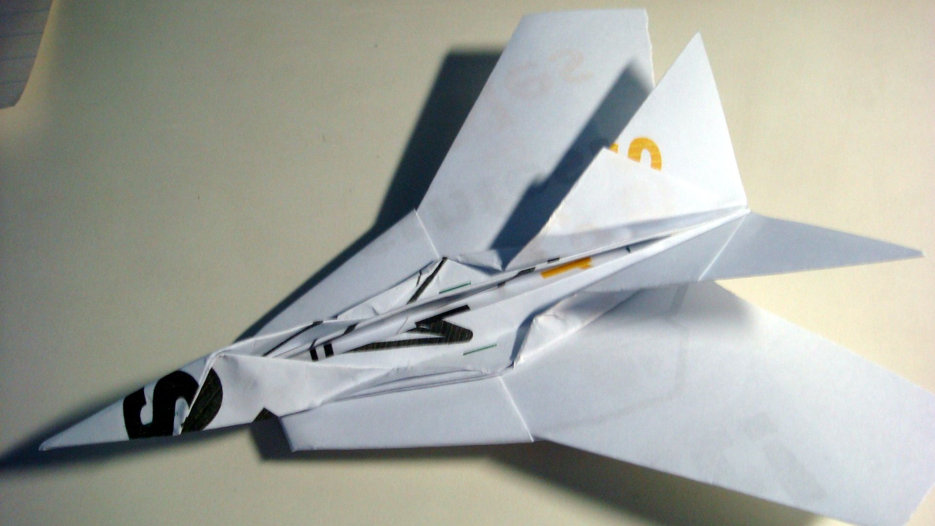 Paper Fighter (yes It Flies) : 5 Steps (with Pictures) - Instructables