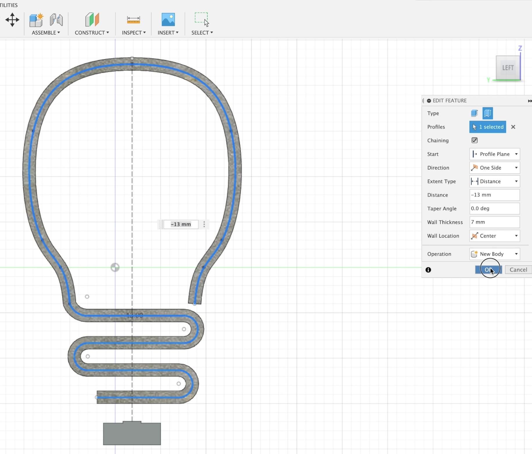 Designing Your Own Desktop LED Neon Shapes in Fusion 360 : 16 Steps ...