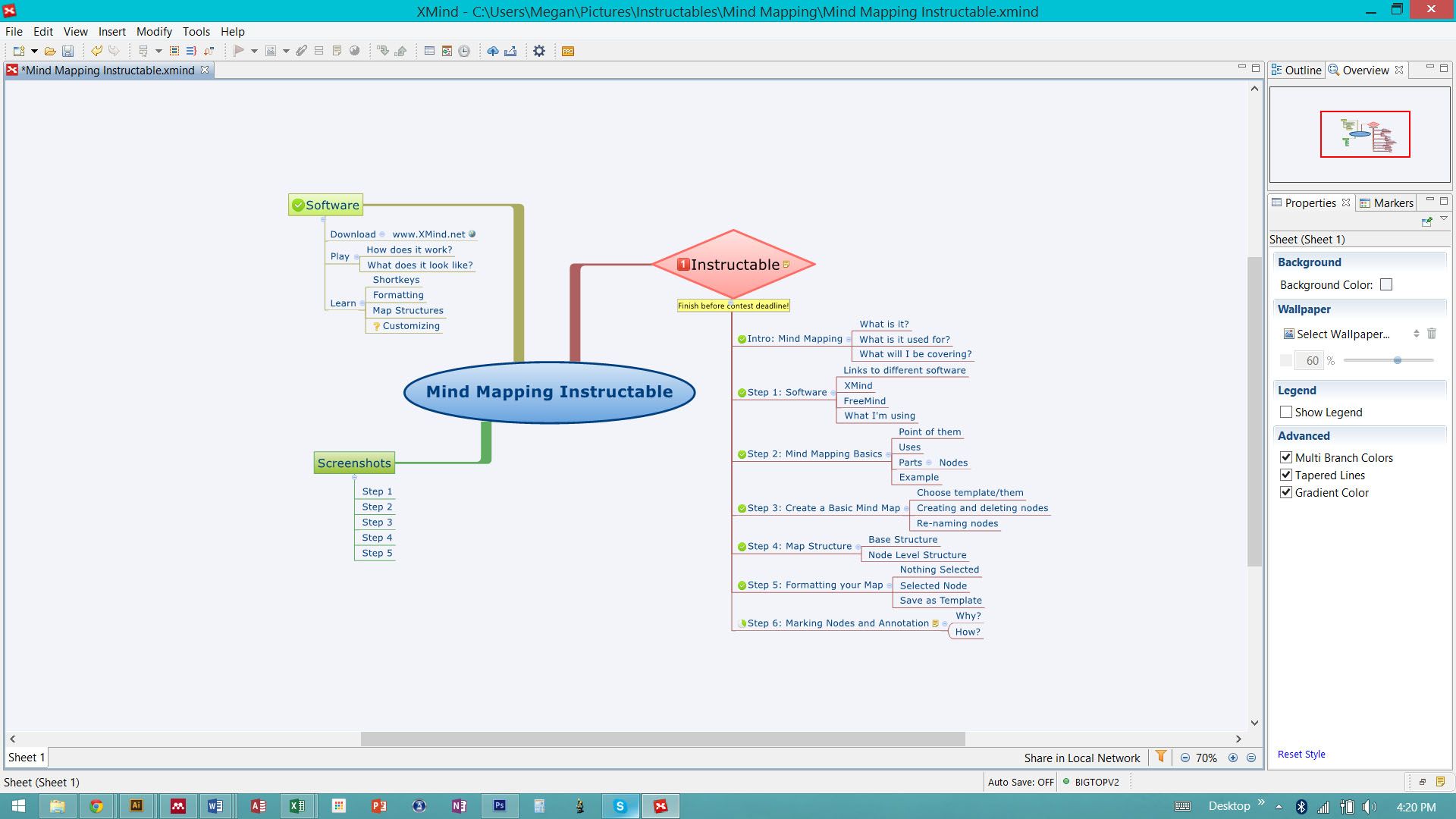 Mind Mapping Software for Visual Organization : 8 Steps (with Pictures ...