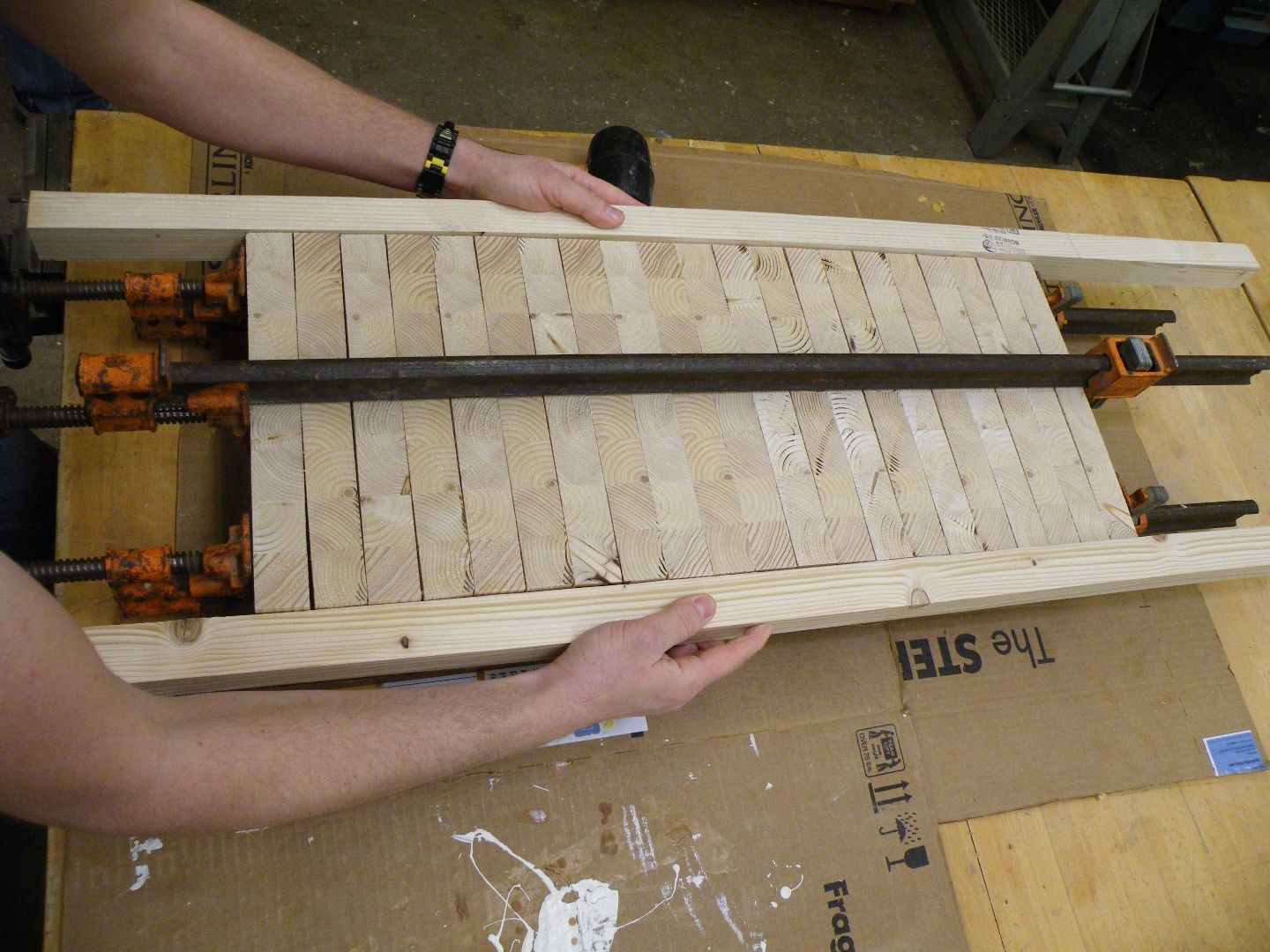 2x4 End Grain Cutting Board / Butcher Block : 13 Steps (with Pictures ...