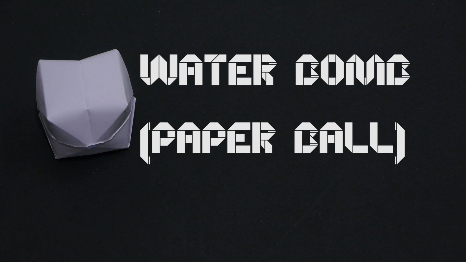 How to Make a Origami Water Bomb (Paper Ball) - Origami Instructions ...
