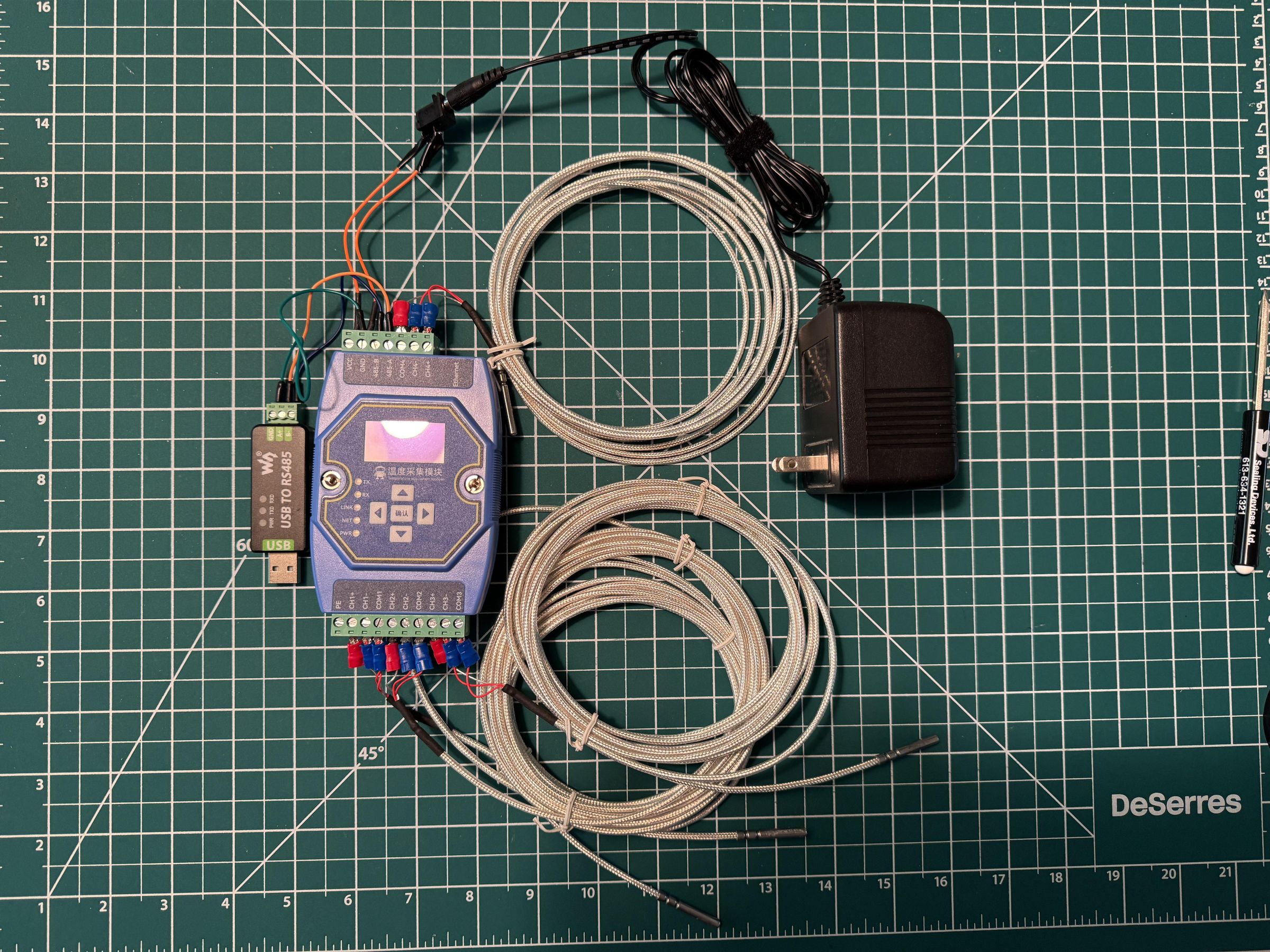 Modbus Python Script to Read PT100 Temperature Sensors : 12 Steps ...