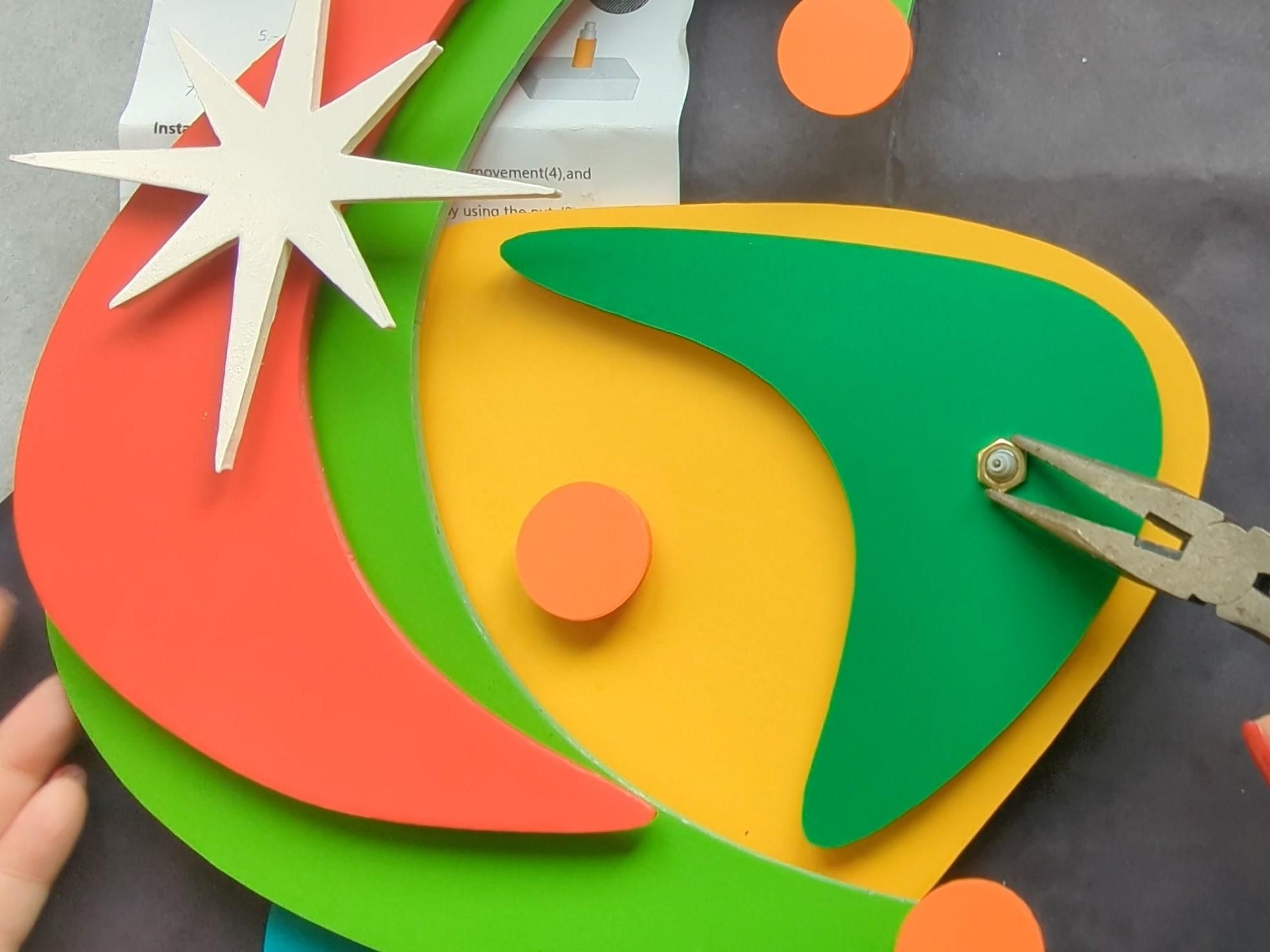 3D Printed Futuristic Space Age Wall Clock : 14 Steps (with Pictures ...