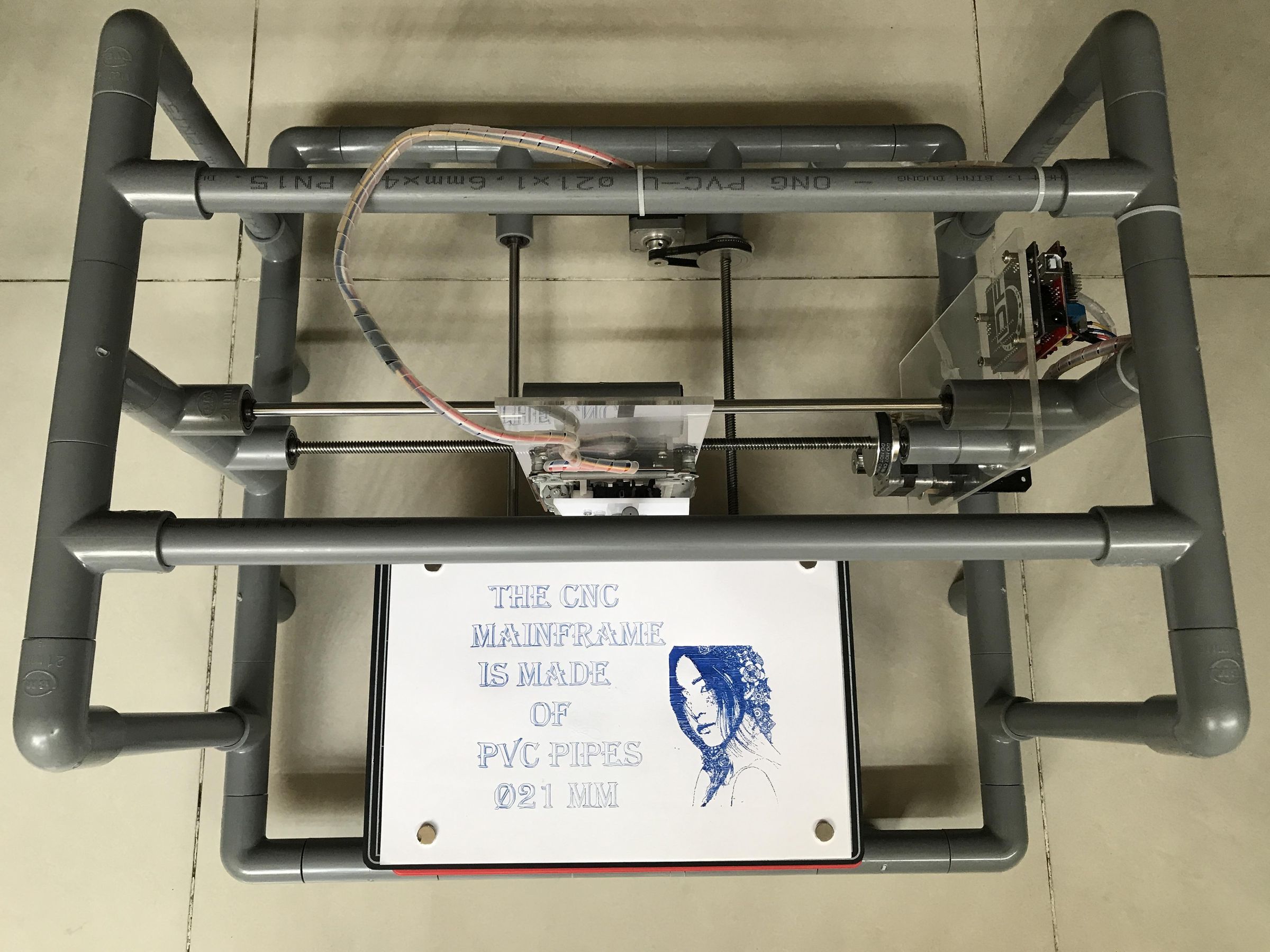 BUILD a PVC CNC PLOTTER IN a SIMPLE WAY : 11 Steps (with Pictures ...