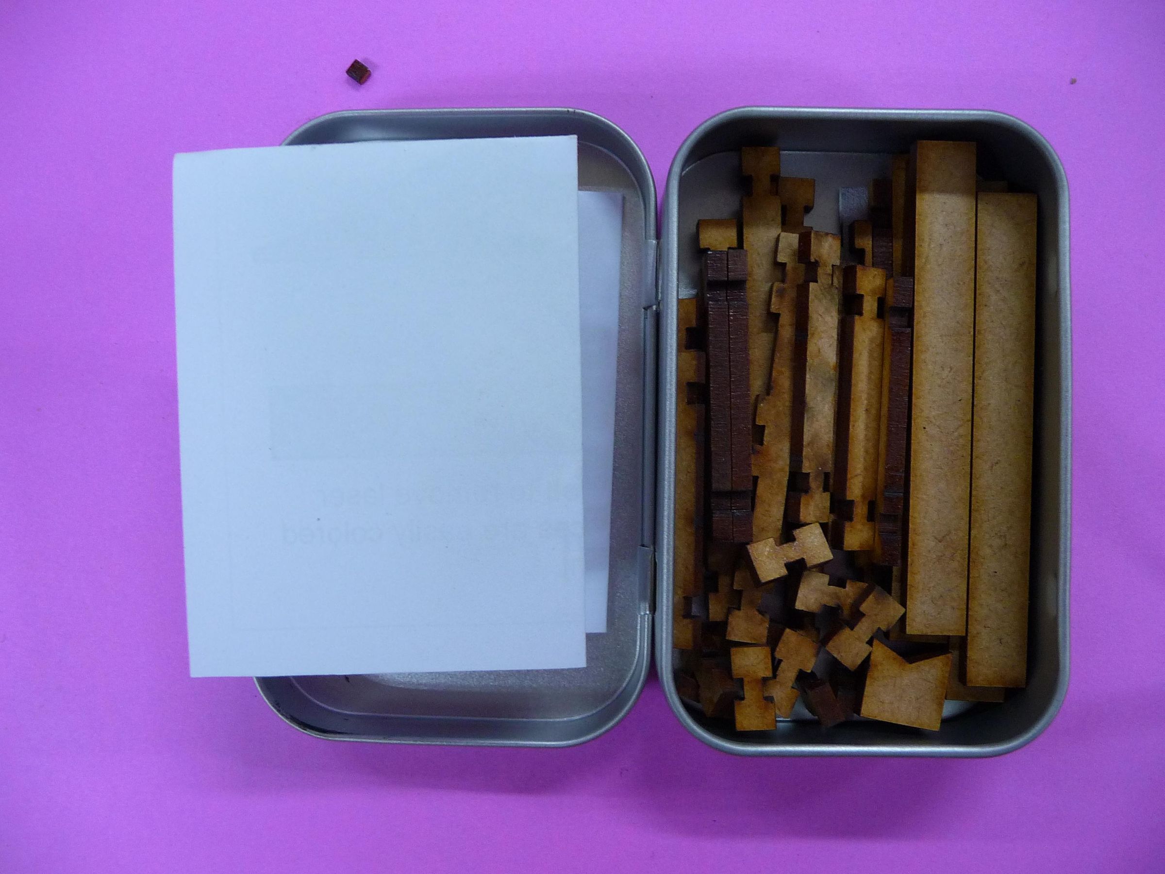 Cabin in a Mint Tin, Six Steps : 7 Steps (with Pictures) - Instructables