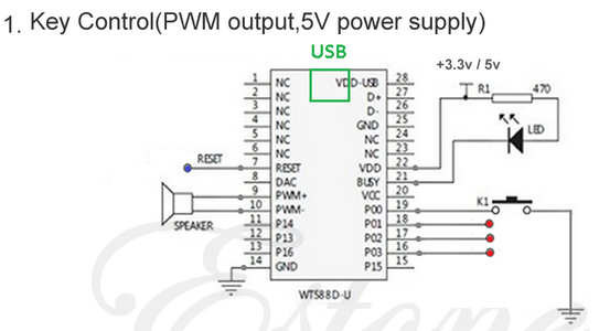 Wt588d Standalone Arduino Sound Player 9 Steps Instructables