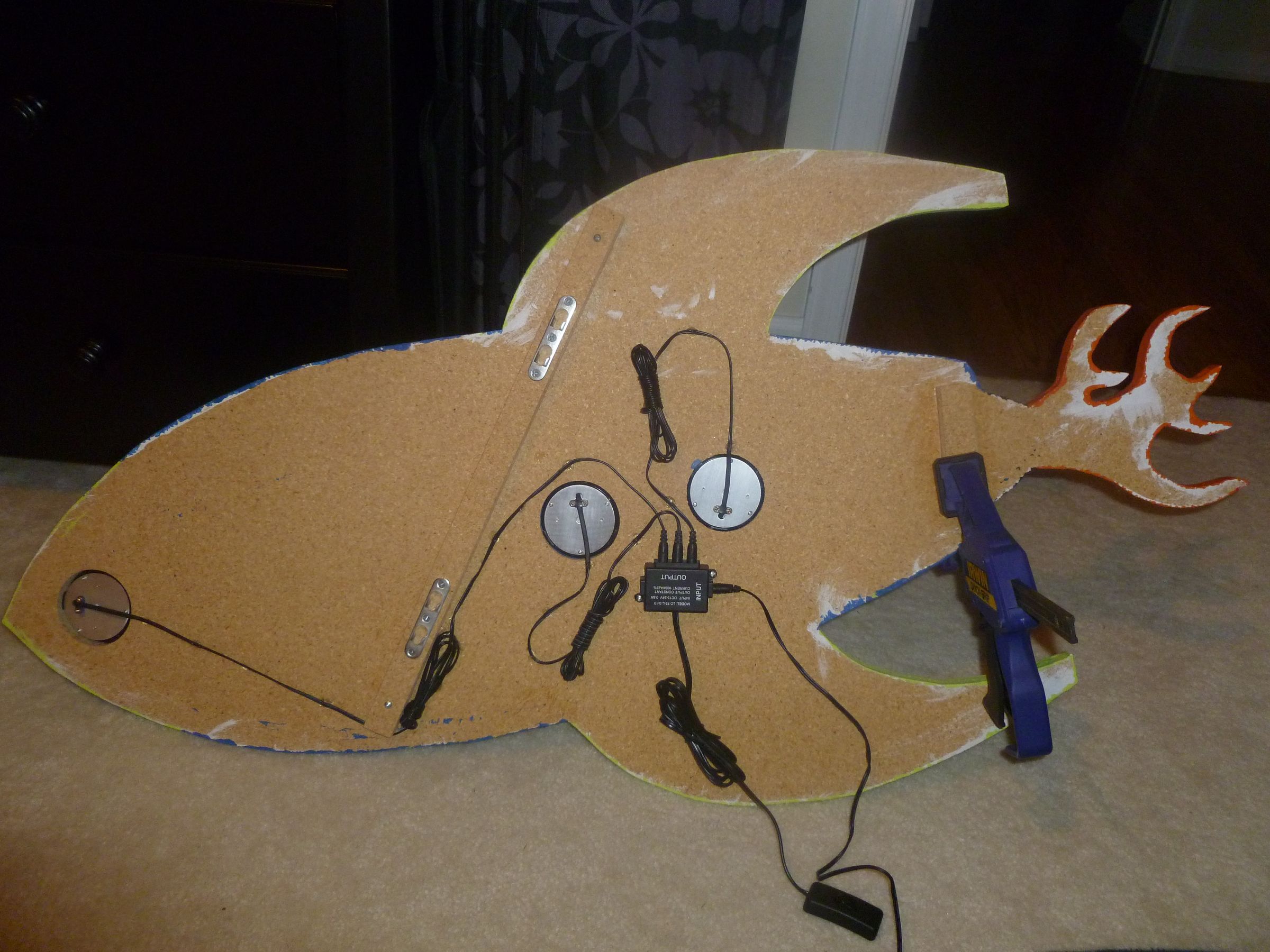 Wood Rocket Ship With LED Lights : 8 Steps (with Pictures) - Instructables
