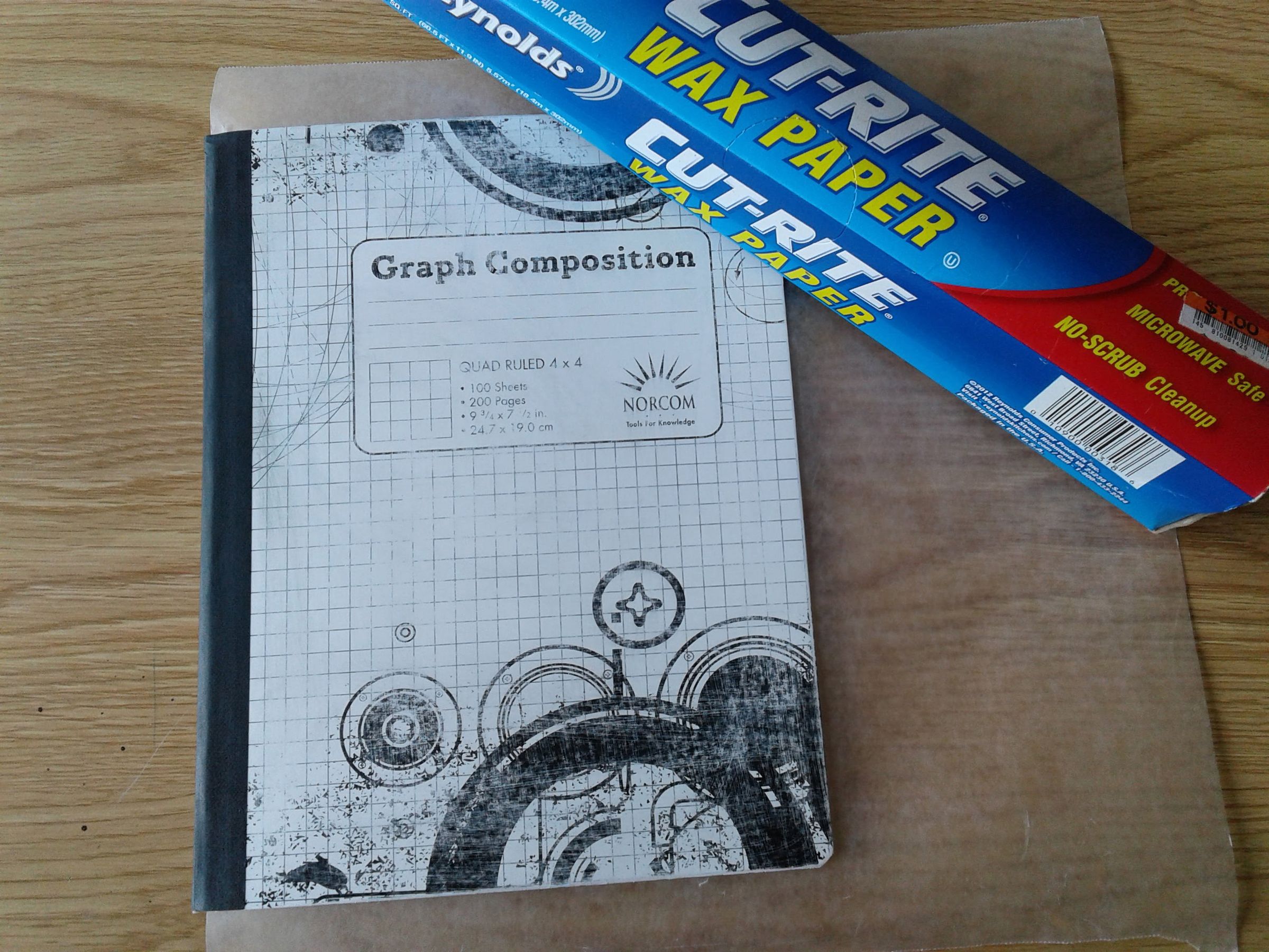 Decoupage Decorated Composition Book : 7 Steps (with Pictures ...