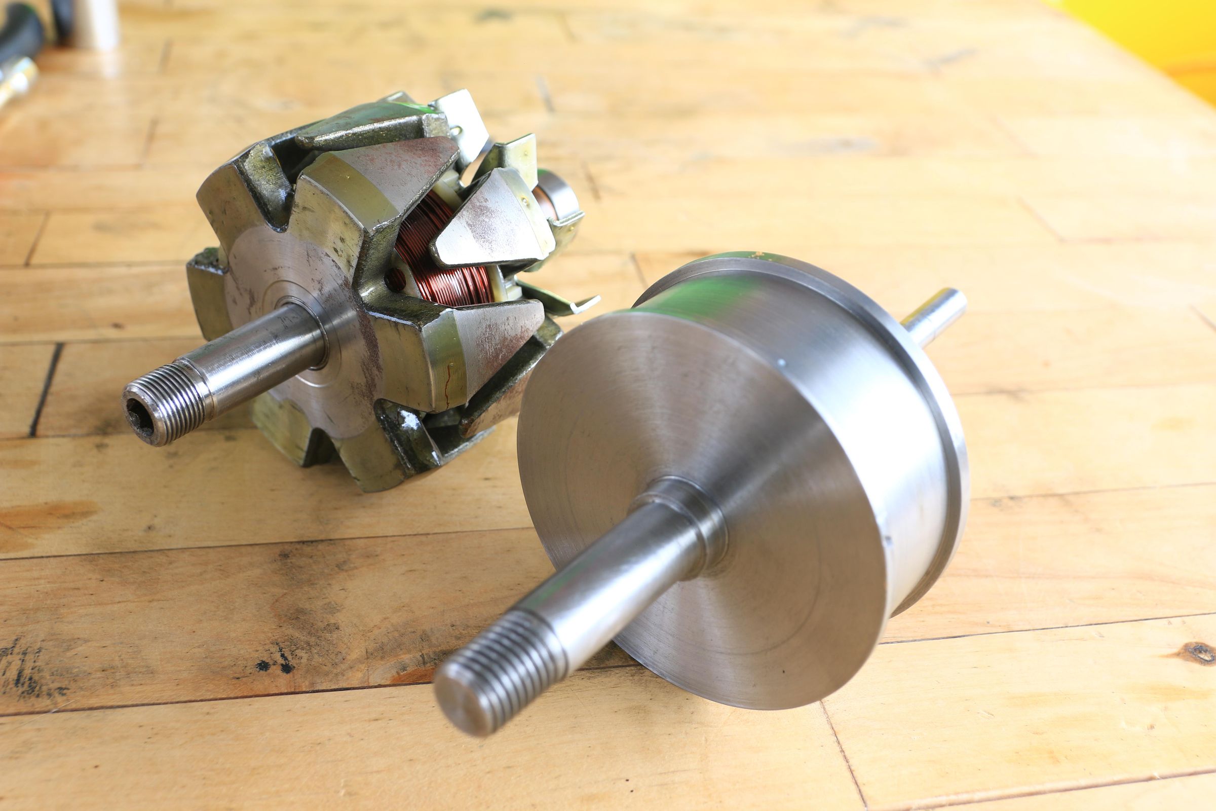 Converting Car Alternator Into a Permanent Magnet Brushless Motor : 6 ...