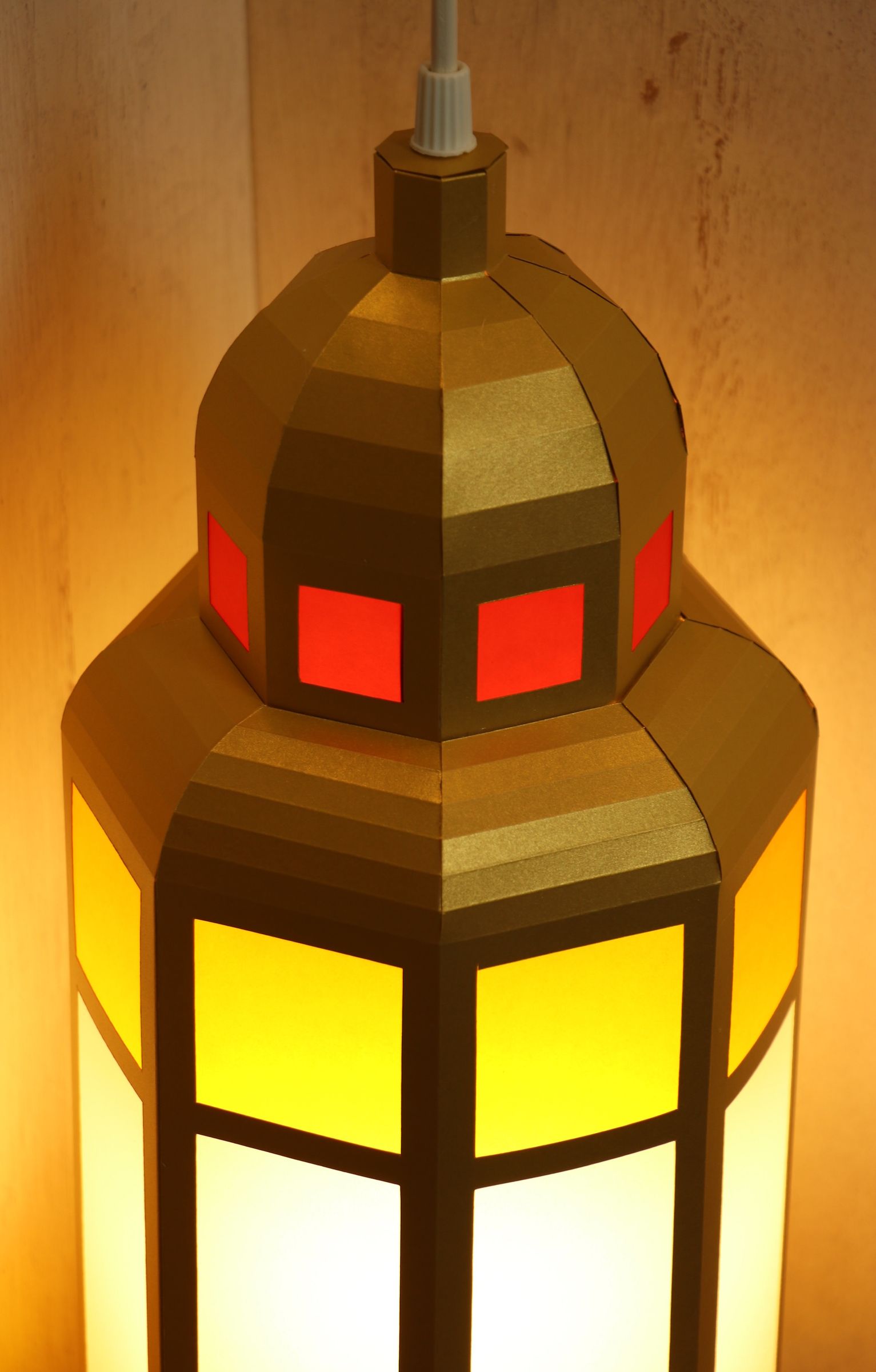 Diy Moroccan Paper Lanterns Paper Craft Moroccan Lantern : 6 Steps