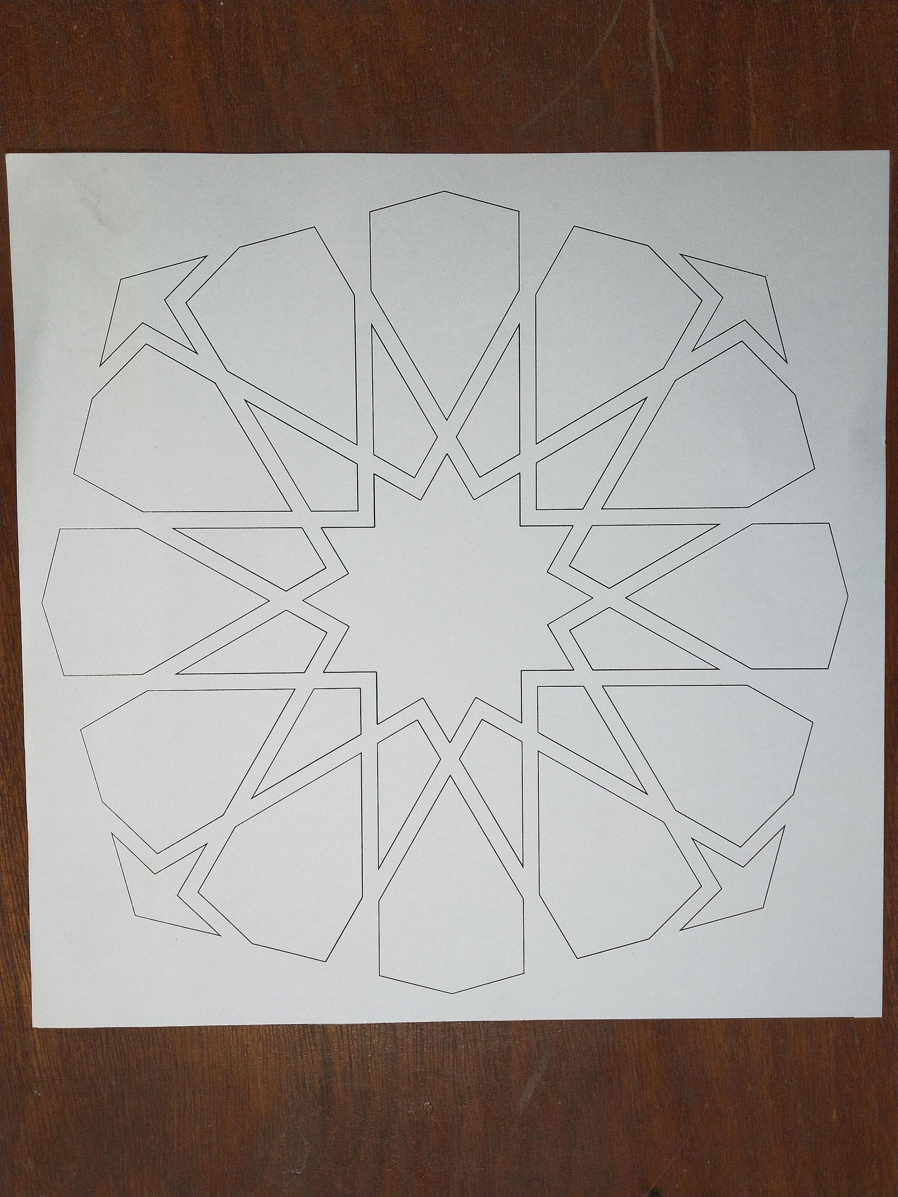 Mathematical Art With Islamic Geometric Patterns : 20 Steps (with ...