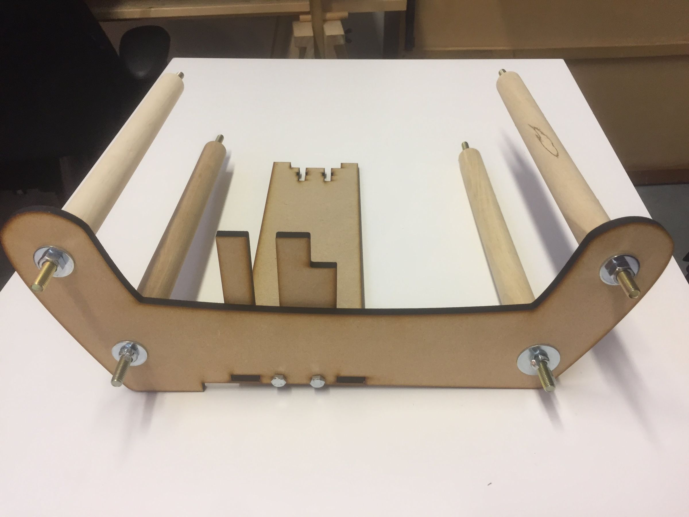 DIY Laser Cut Rigid Heddle Loom - Part 1: Building the Loom : 29 Steps ...