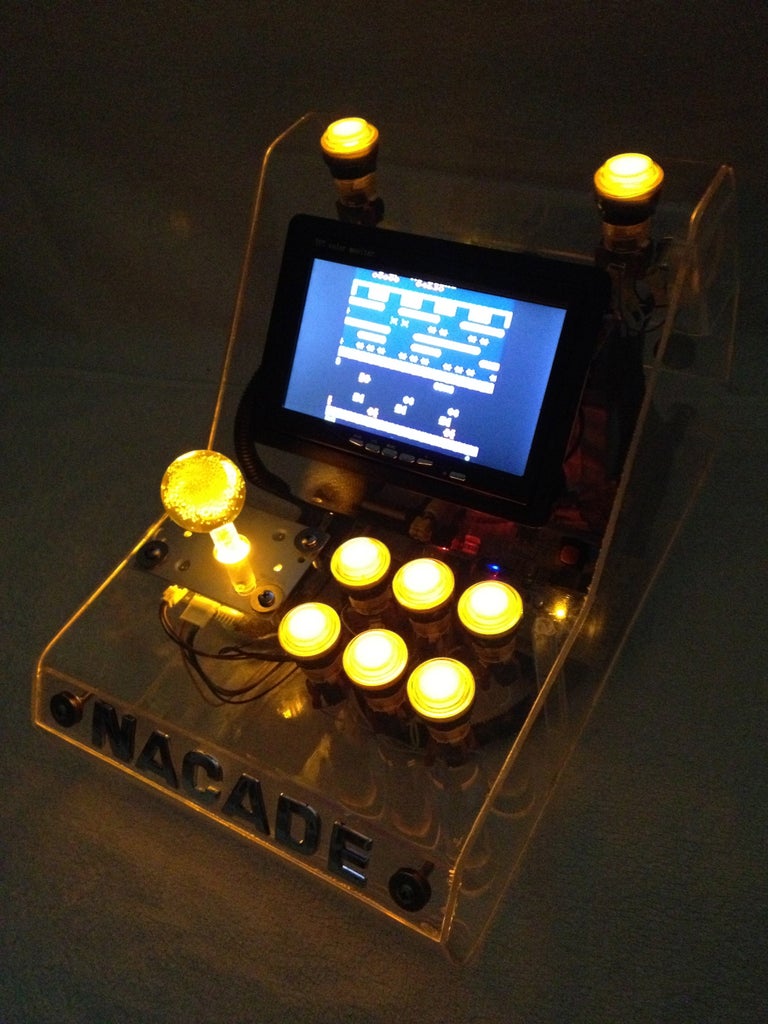 Nacade The Naked Raspberry Pi Arcade Machine 13 Steps With Pictures Instructables