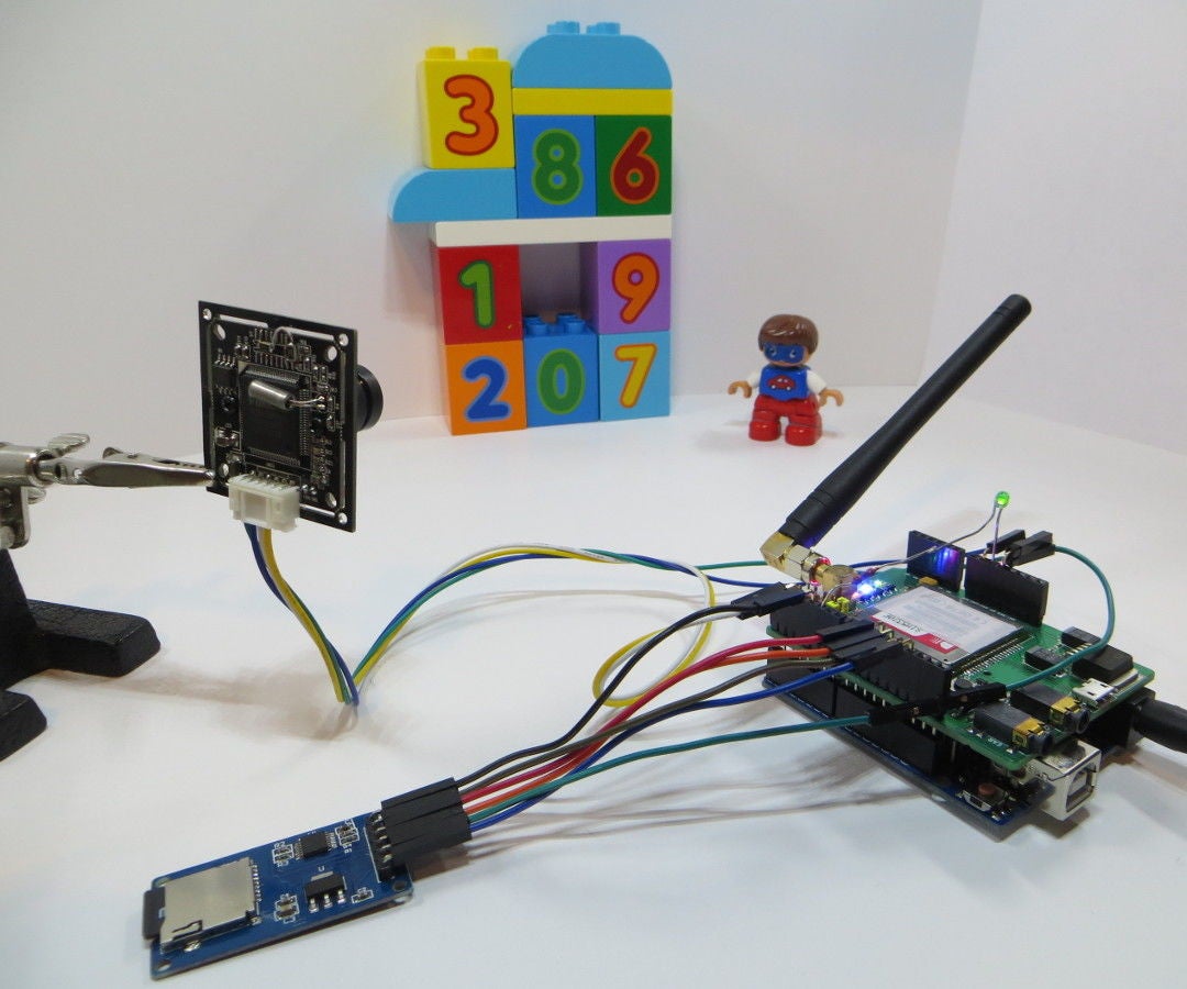 Arduino Security 3ggprs Email Camera With Motion Detection 4 Steps Instructables 