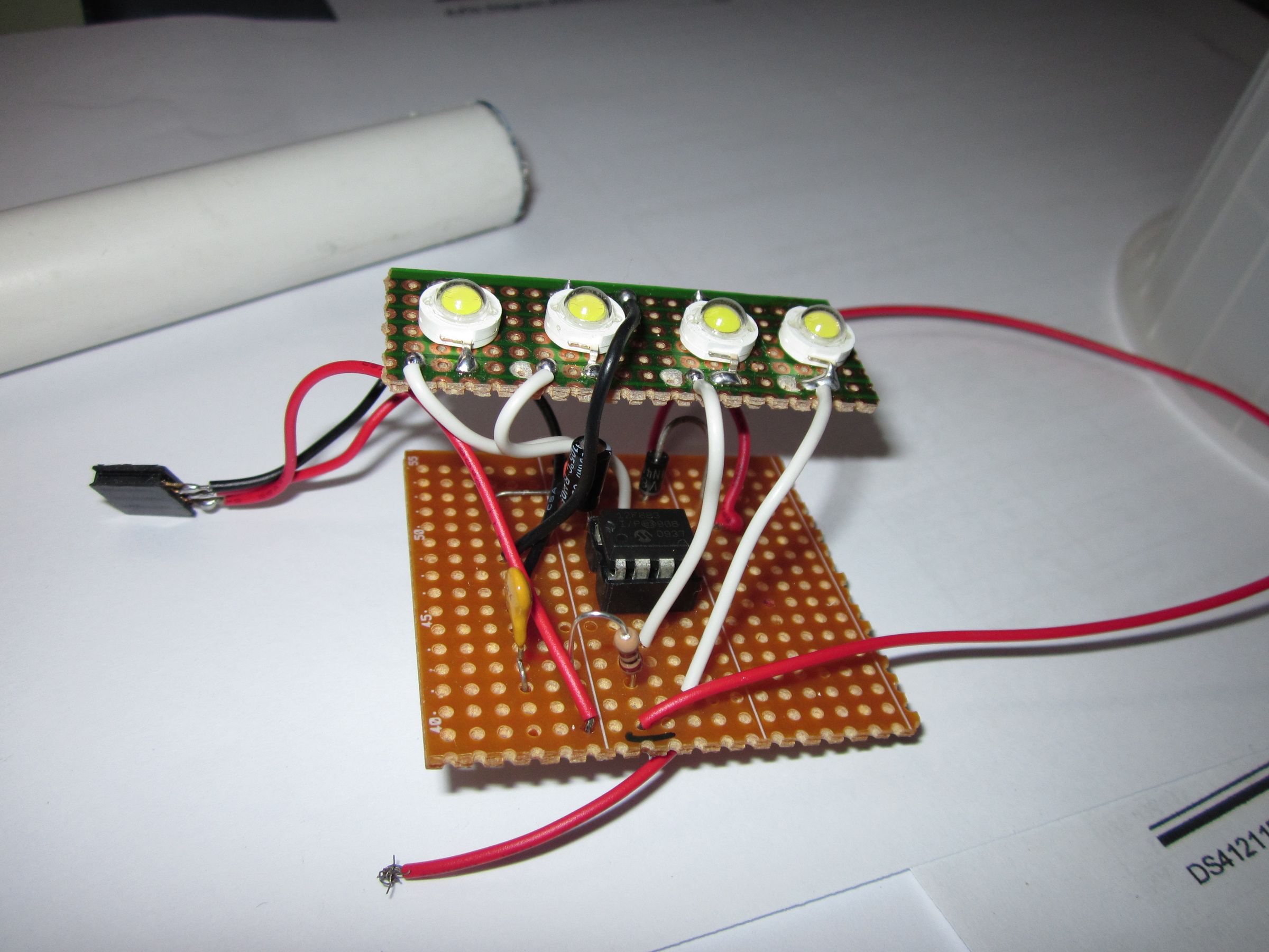 Motion Detection LED Lamp - Instructables