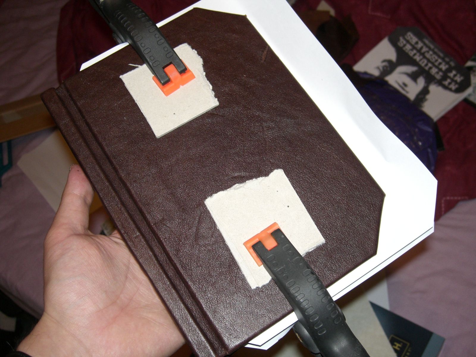 Simple Leather Book Binding Using Power Tools! BSG Edition. : 10 Steps ...