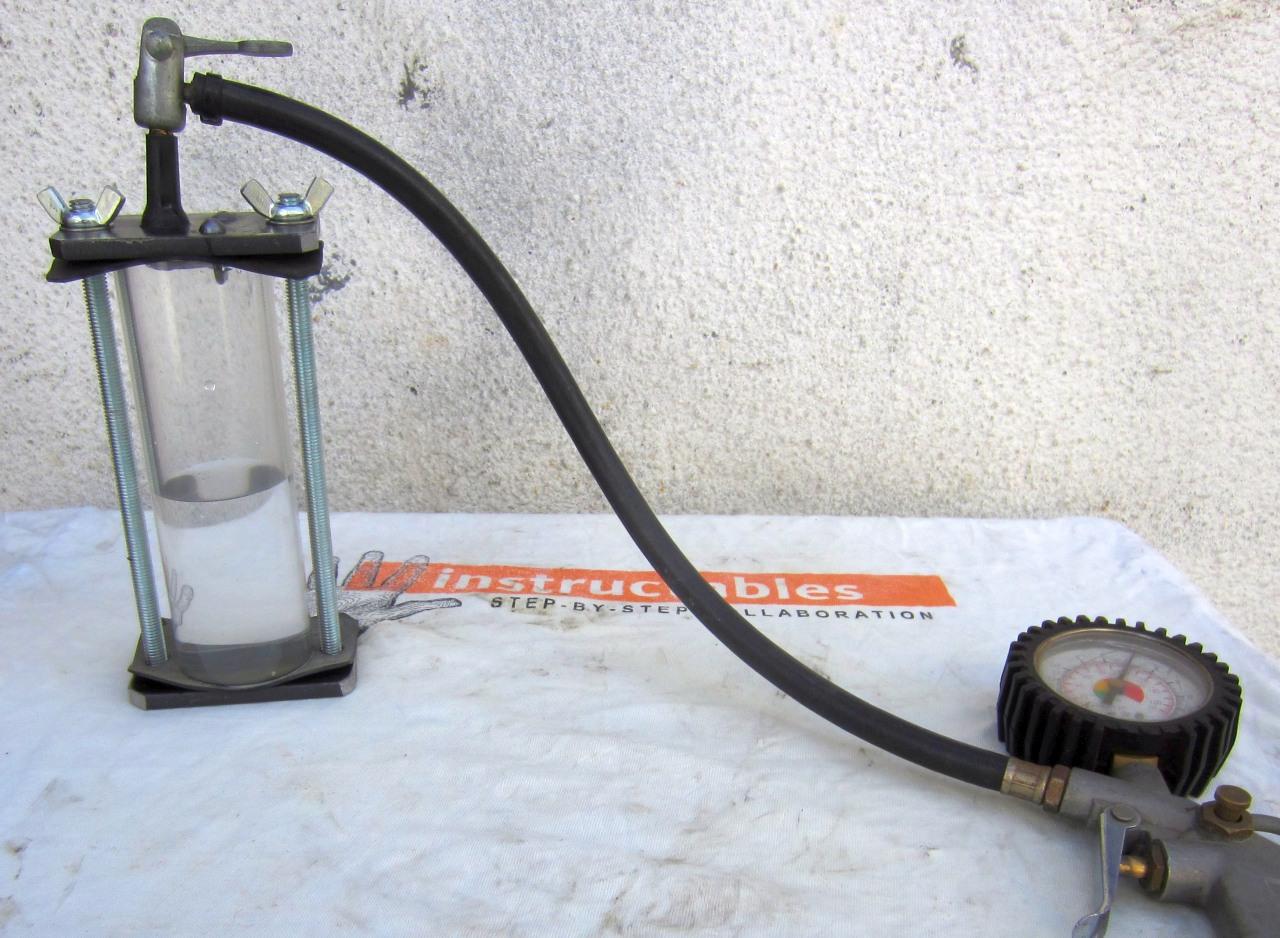 Basic Watch Pressure Tester. : 3 Steps - Instructables