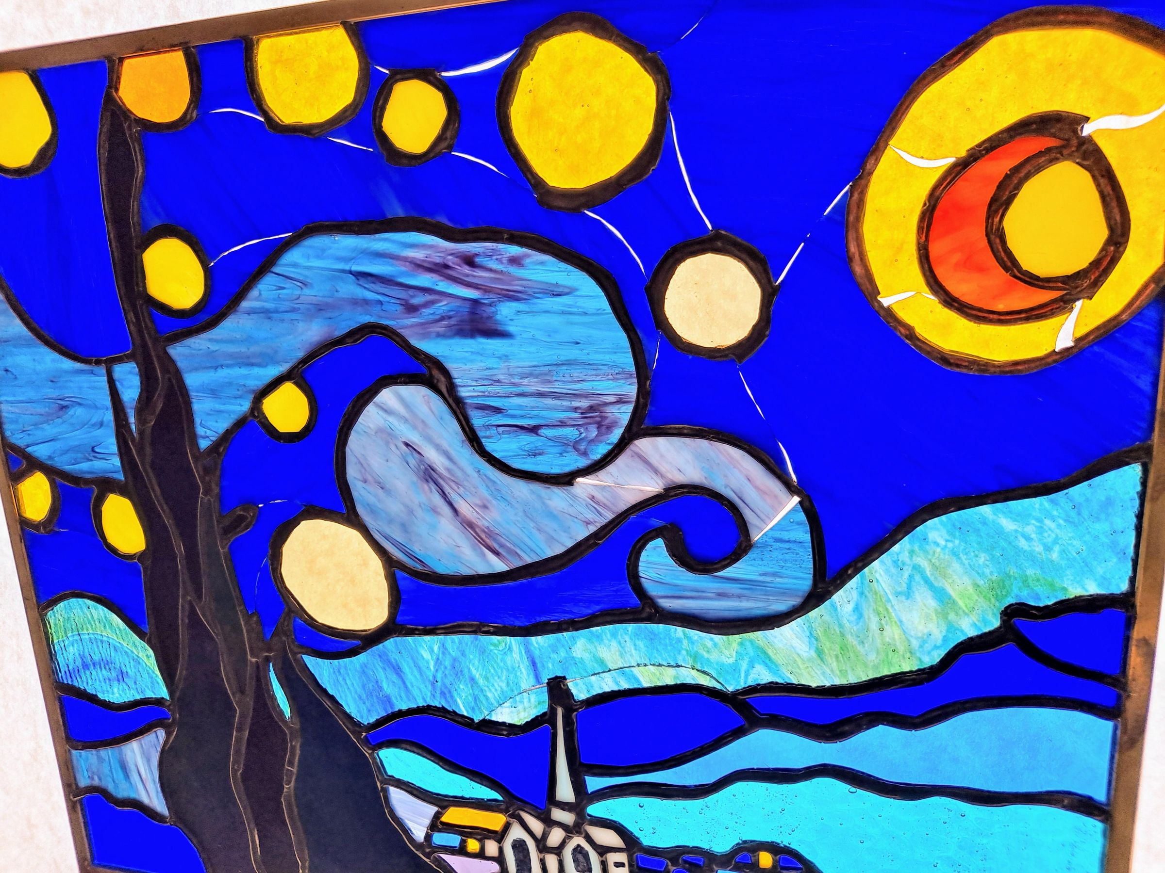 Starry Night Stained Glass : 9 Steps (with Pictures) - Instructables