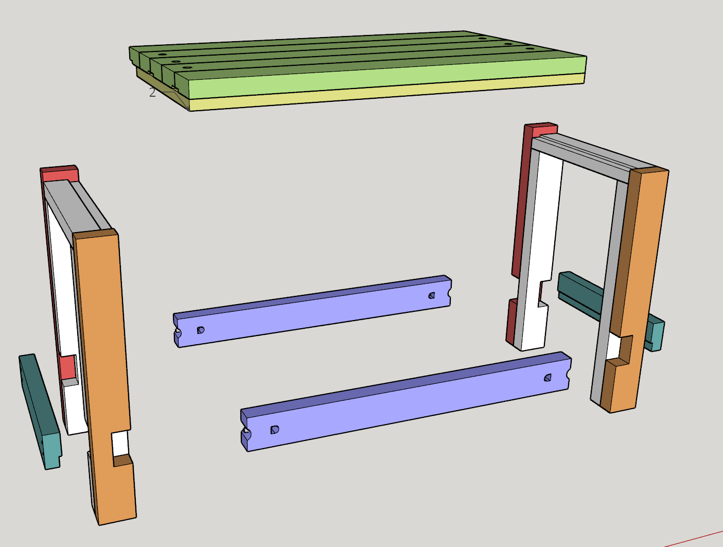 DIY Portable Workbench (knock-down Design) With a Leg Vise and Storage ...