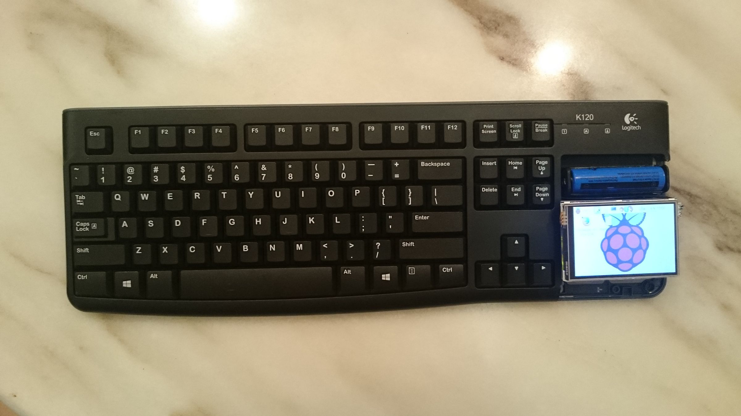 KeyPi - a Cheap Portable Raspberry Pi 3 Laptop Under $80 : 11 Steps ...