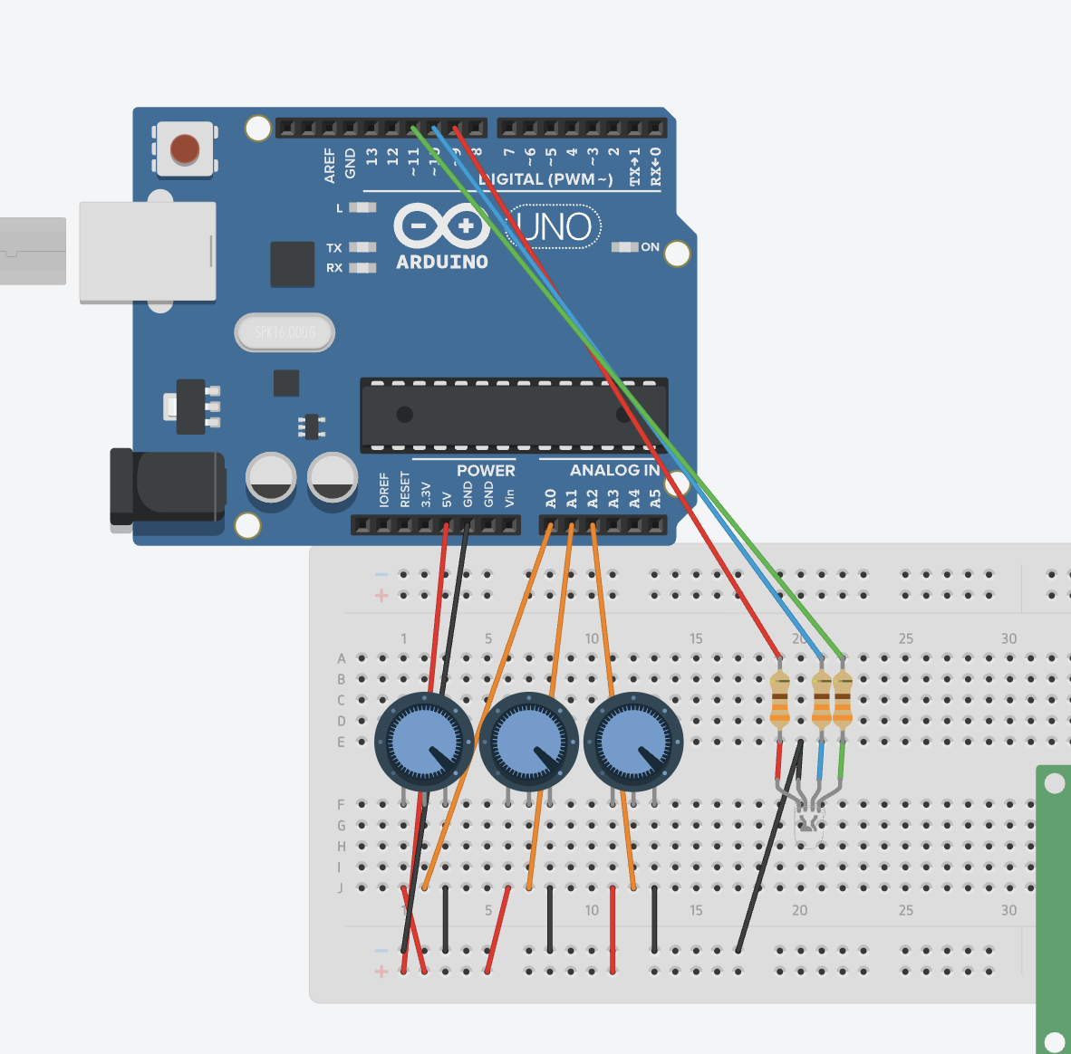 RGB Color Mixer W/Display : 12 Steps - Instructables