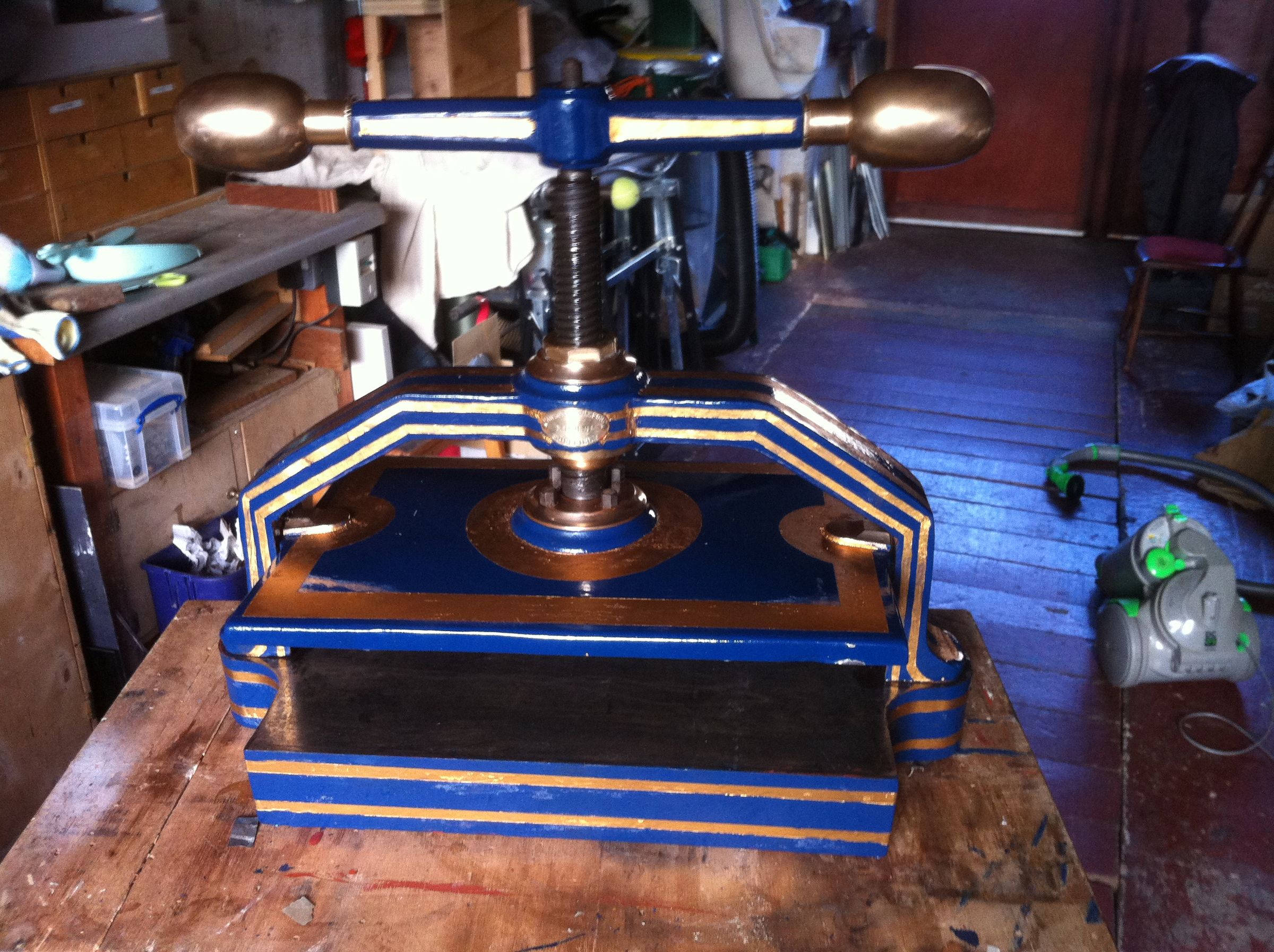 Bookbinders Nipping Press Renovation - Instructables