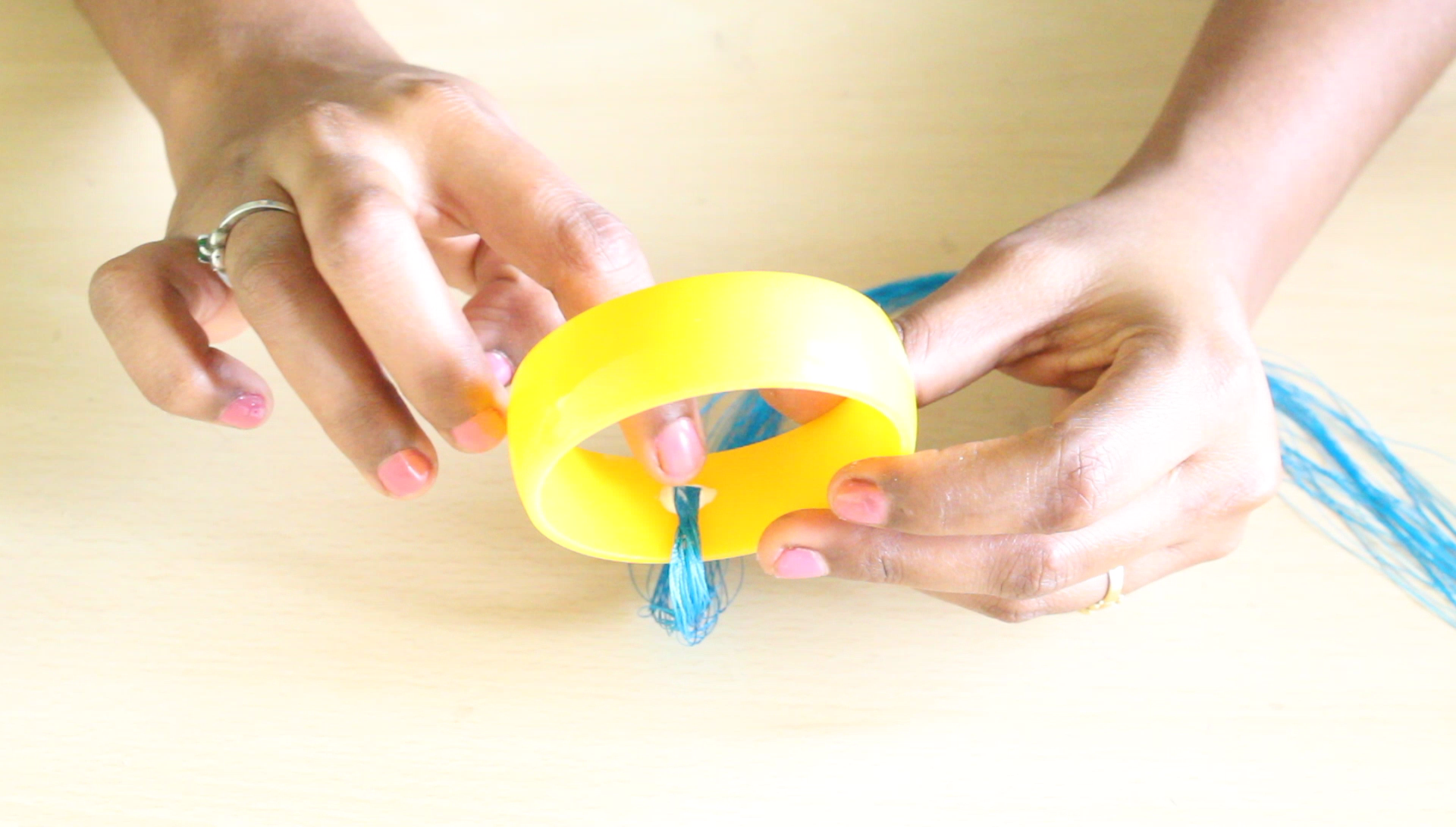 How to Make Silk Thread Bangle Set at Home || Silk Thread Designs ...