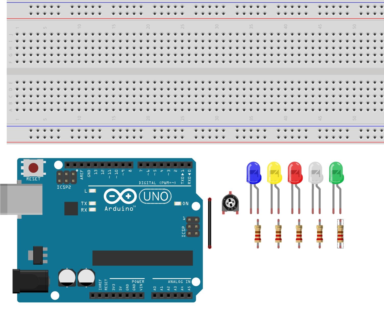 LED Control With Potentiometer - FinalExam : 3 Steps - Instructables