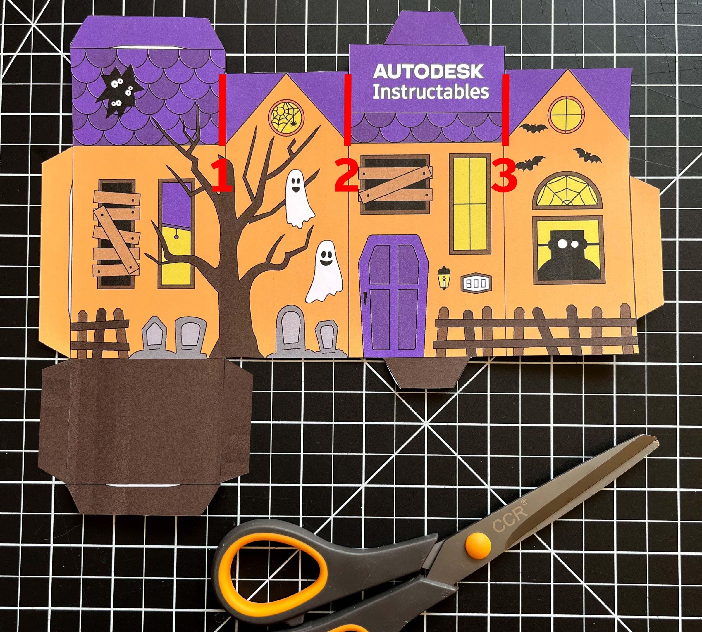 Free Halloween Haunted House Papercraft : 7 Steps (with Pictures ...