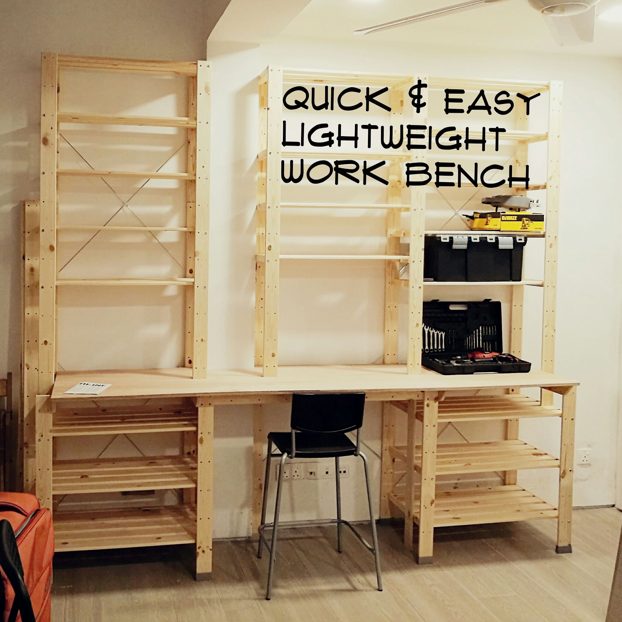 Quick & Easy Lightweight Work Bench : 6 Steps (with Pictures ...