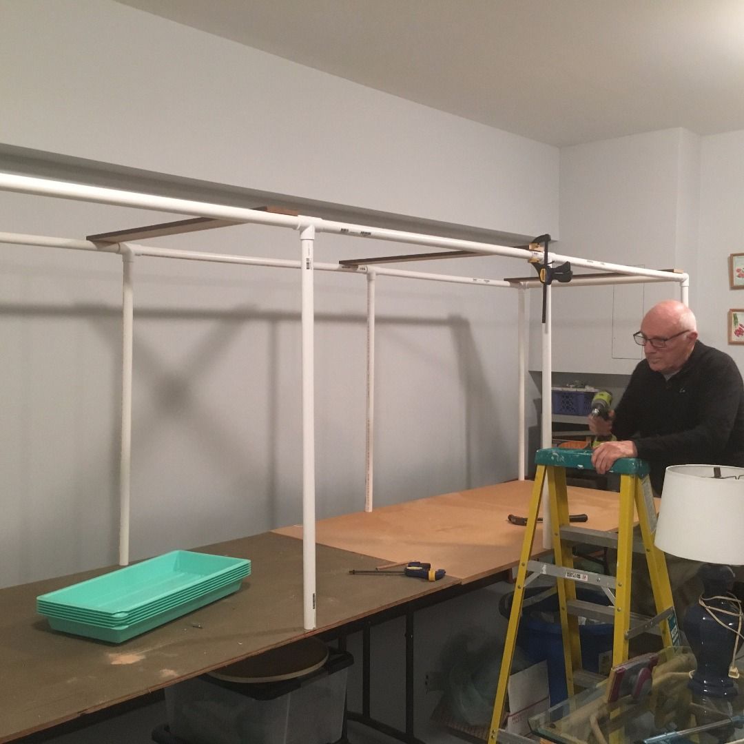 Indoor Seed Starting Table With Lights : 8 Steps (with Pictures ...