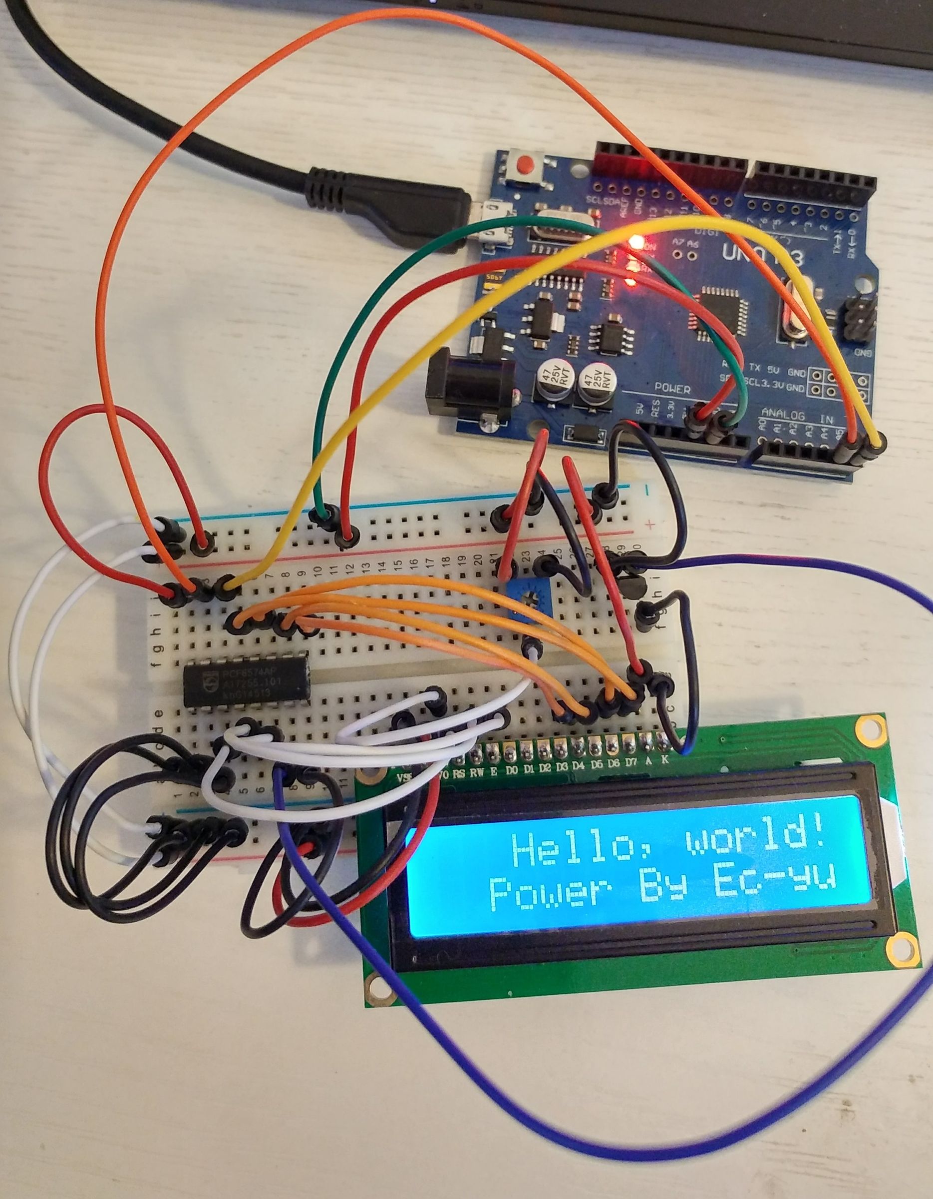 Character LCD I2c Adapter (I2c Connection Example) : 12 Steps (with ...