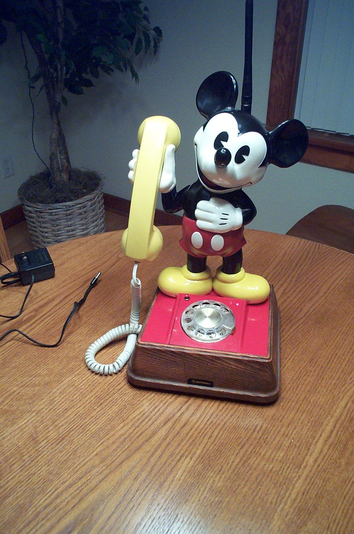 Mickey Mouse Rotary Dial Cell Phone : 6 Steps - Instructables