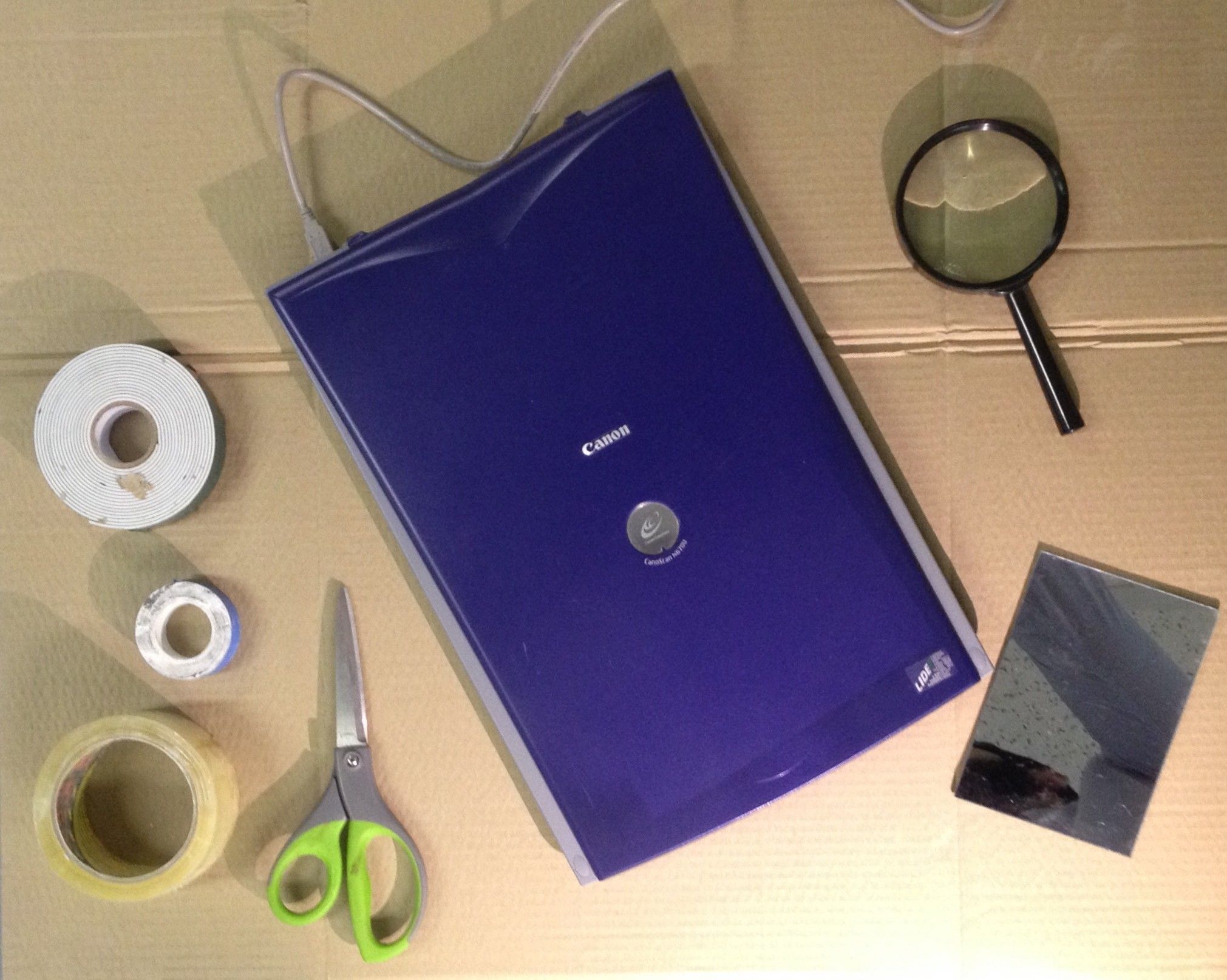 The WedgeCam- a Camera Obscura for Your Scanner : 5 Steps (with ...