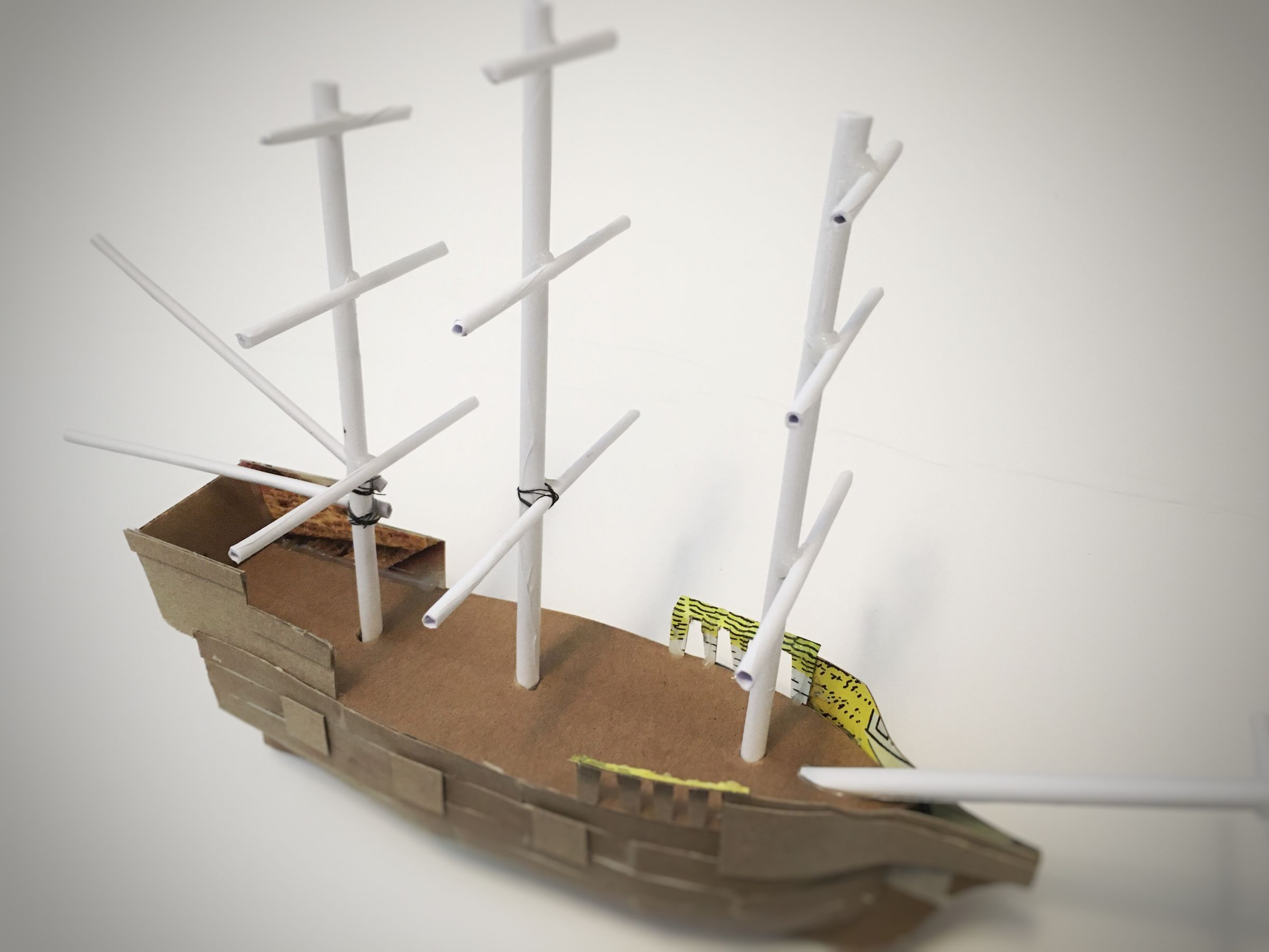 Model Ship From Paper and Cardboard : 15 Steps (with Pictures ...