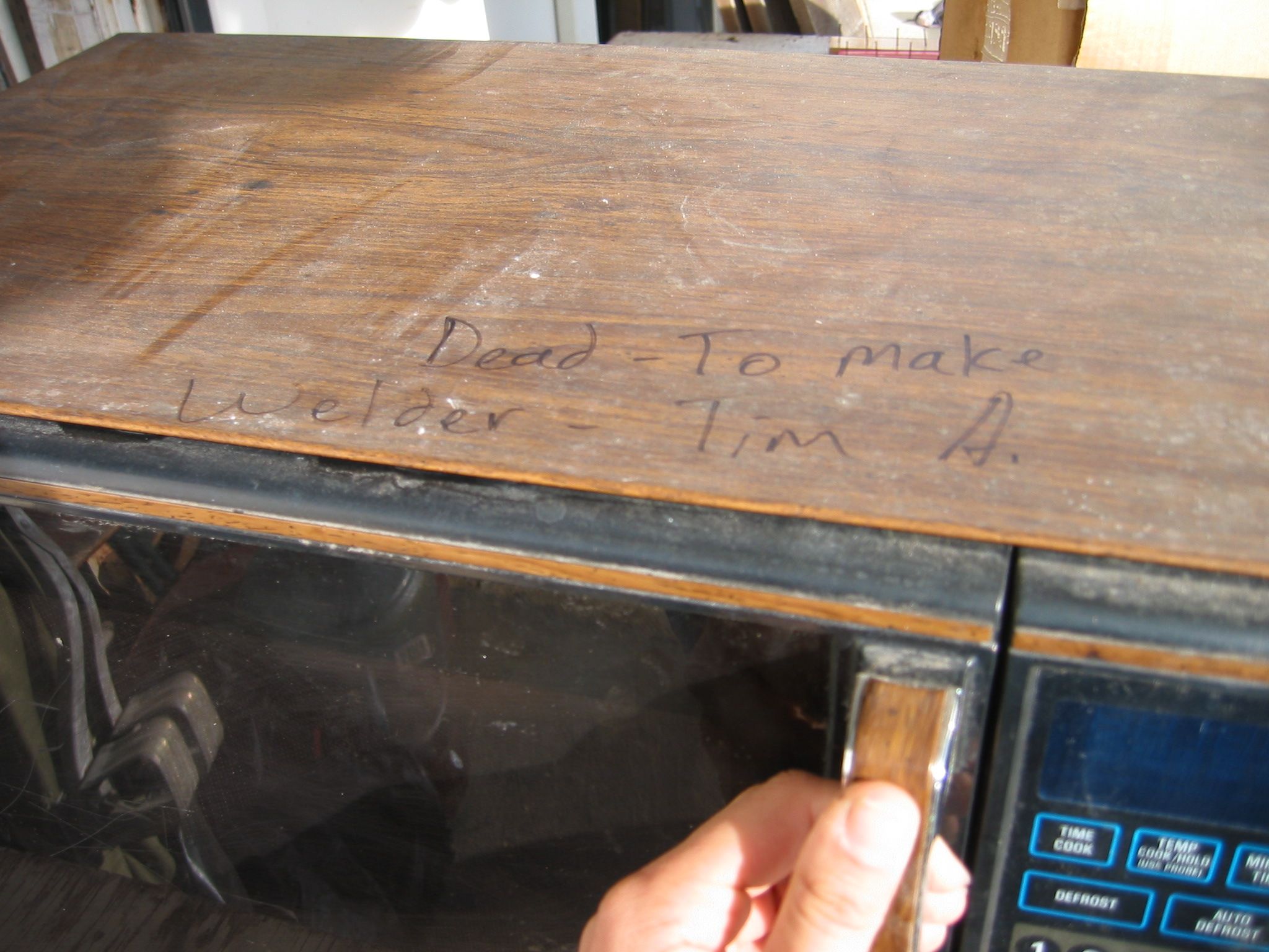 Build a Microwave Transformer Homemade Stick/Arc Welder : 12 Steps ...