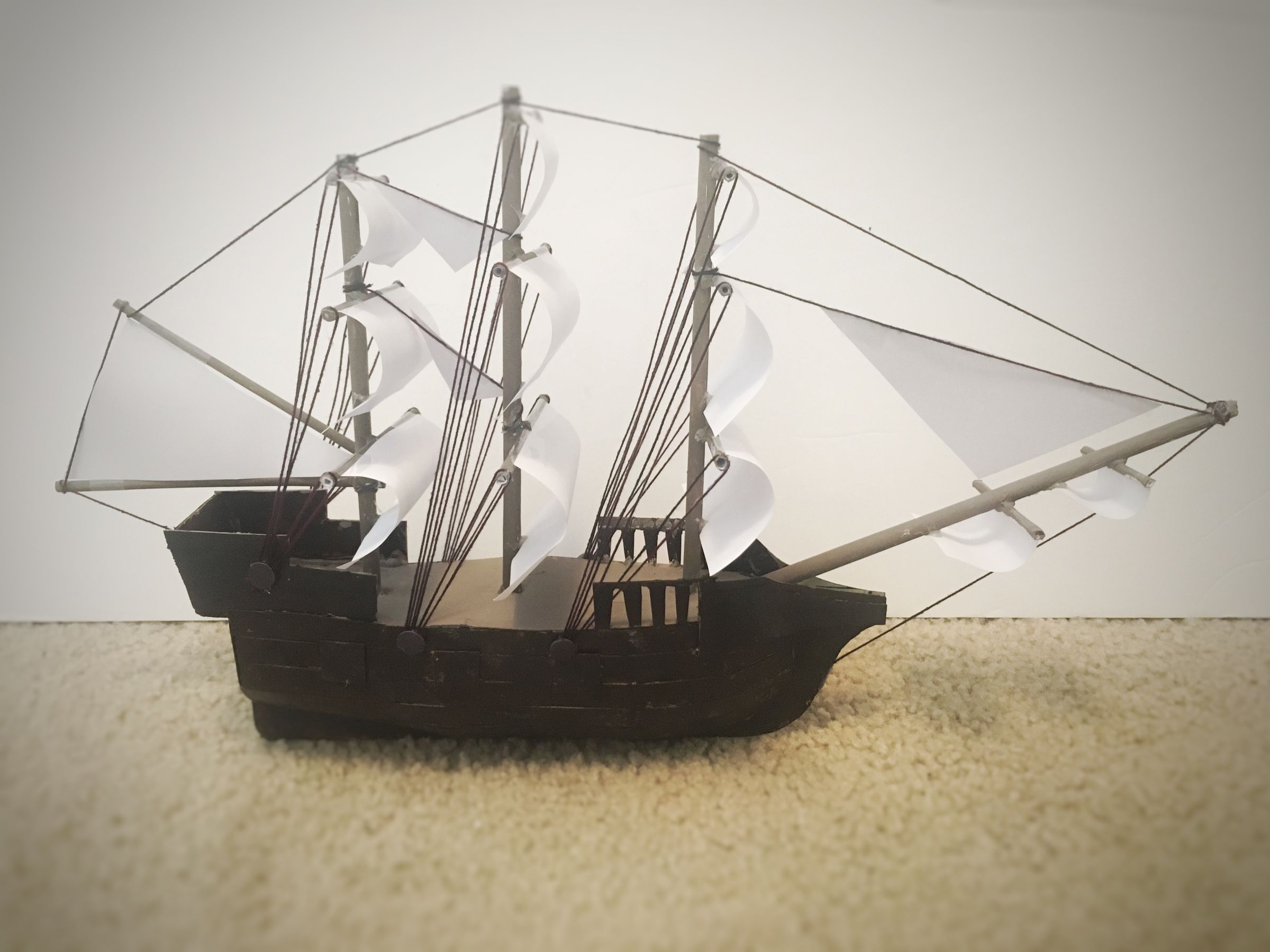 Model Ship From Paper and Cardboard : 15 Steps (with Pictures ...