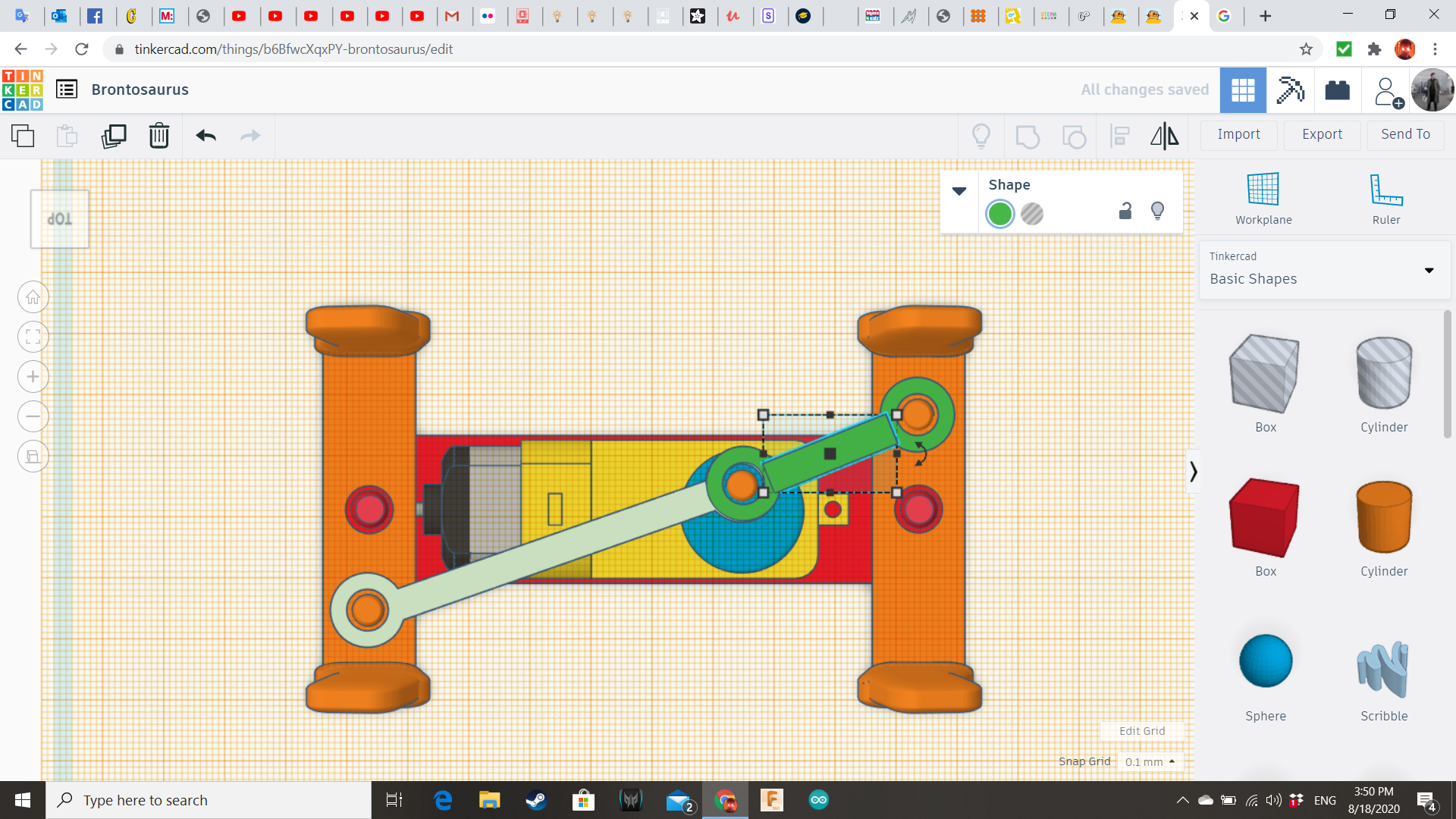 Tinkercad Robotics for School: Create TWO Walking Machines! : 27 Steps ...